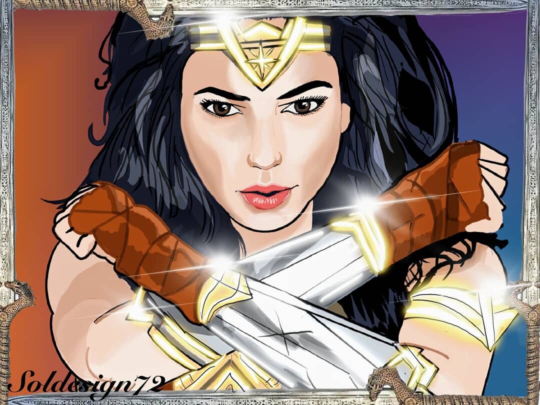 ArtStation - Wonder woman comic art