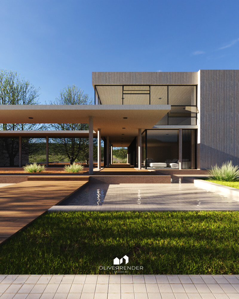 OLIVER RENDER - STUDIO 3D - CONCEITO JEANY HOUSE - RENDER É O PODER 3.0