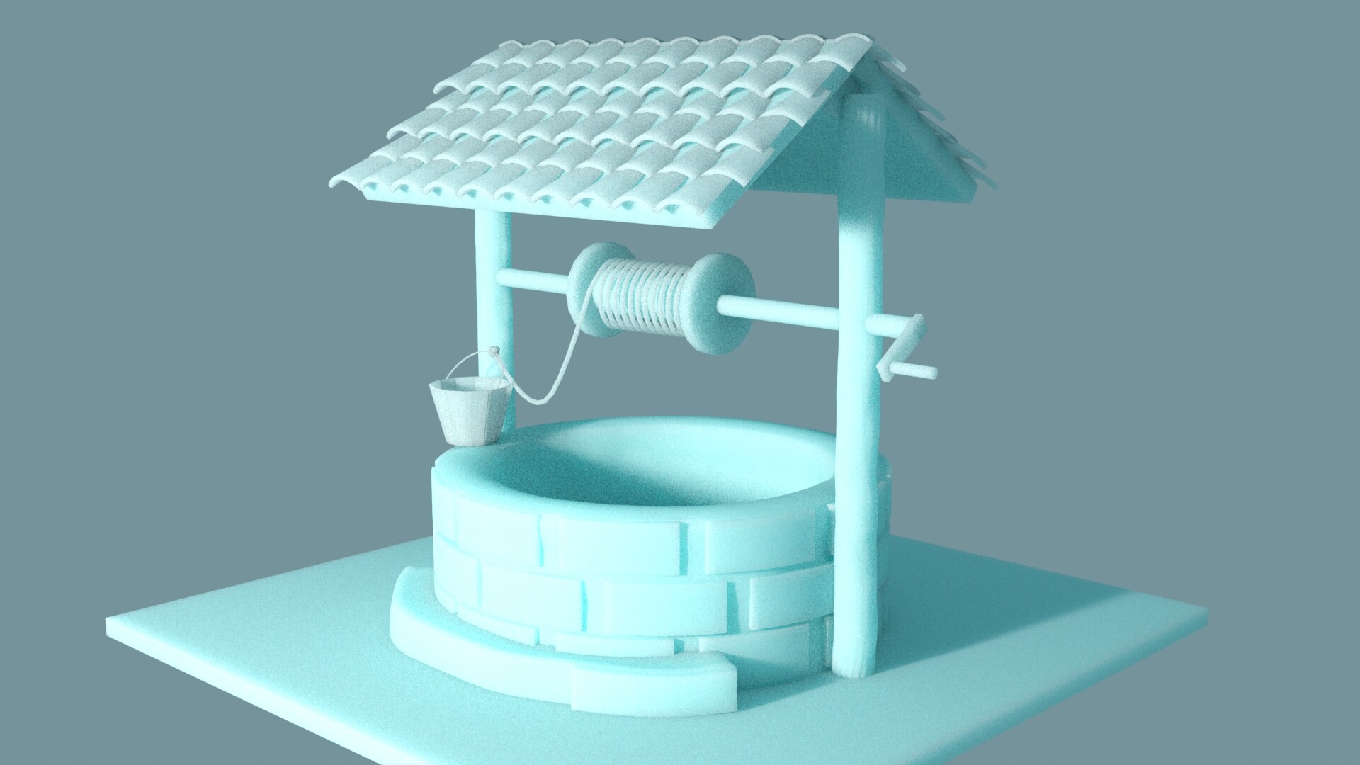 ArtStation - 3D Water Well
