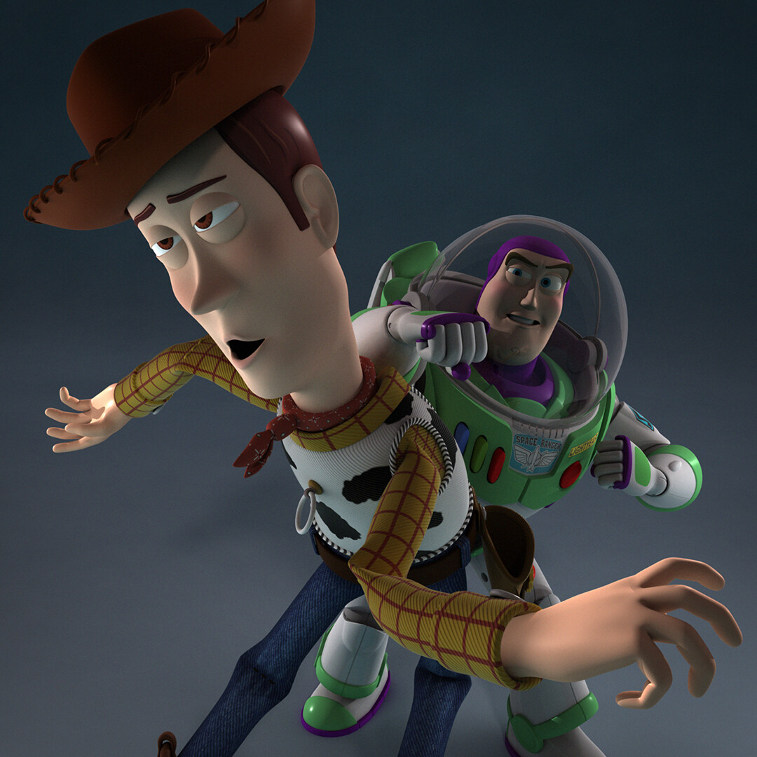 Toy Story Buzz And Woody Fight