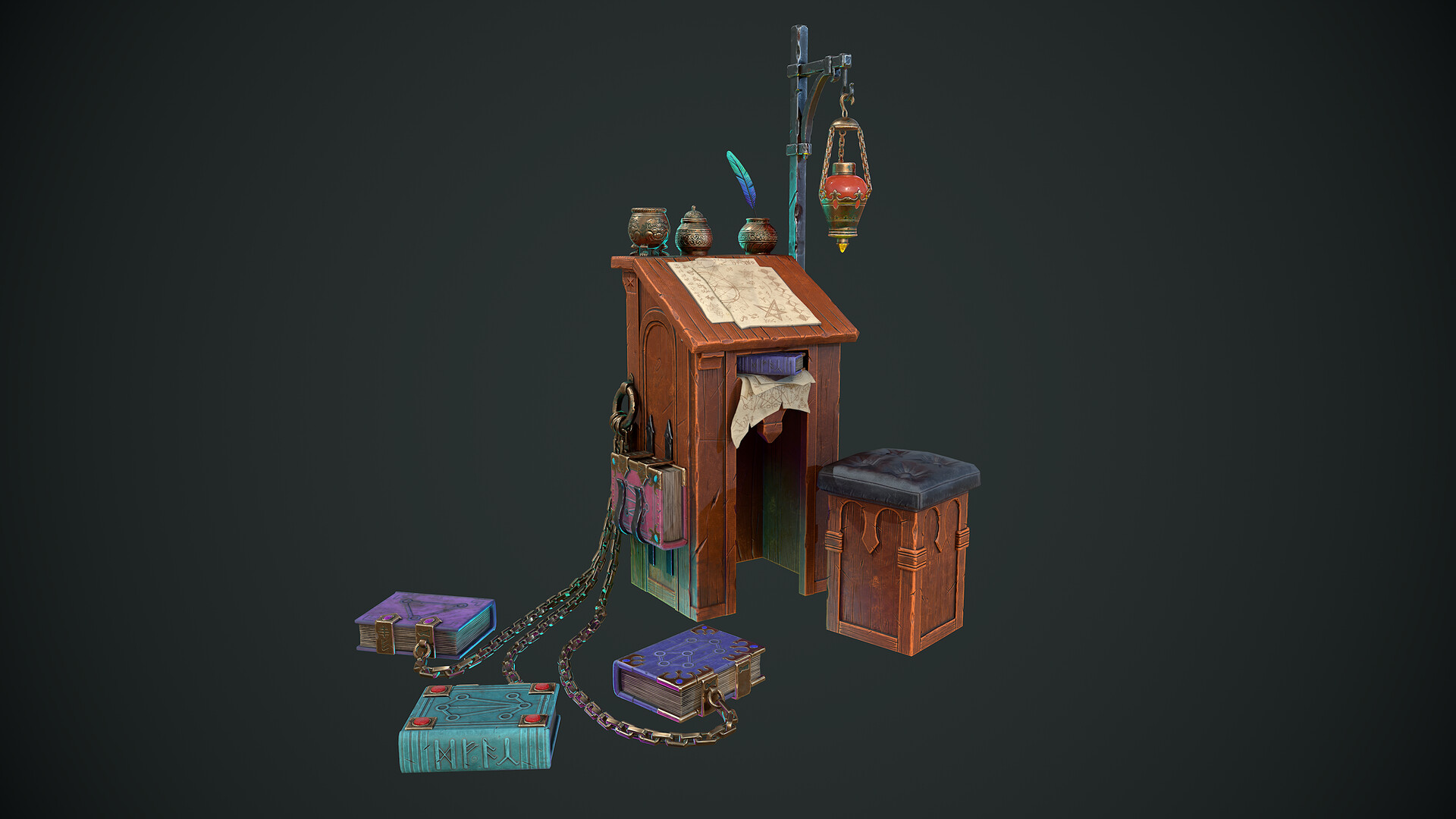 ArtStation - Wizardry Desk