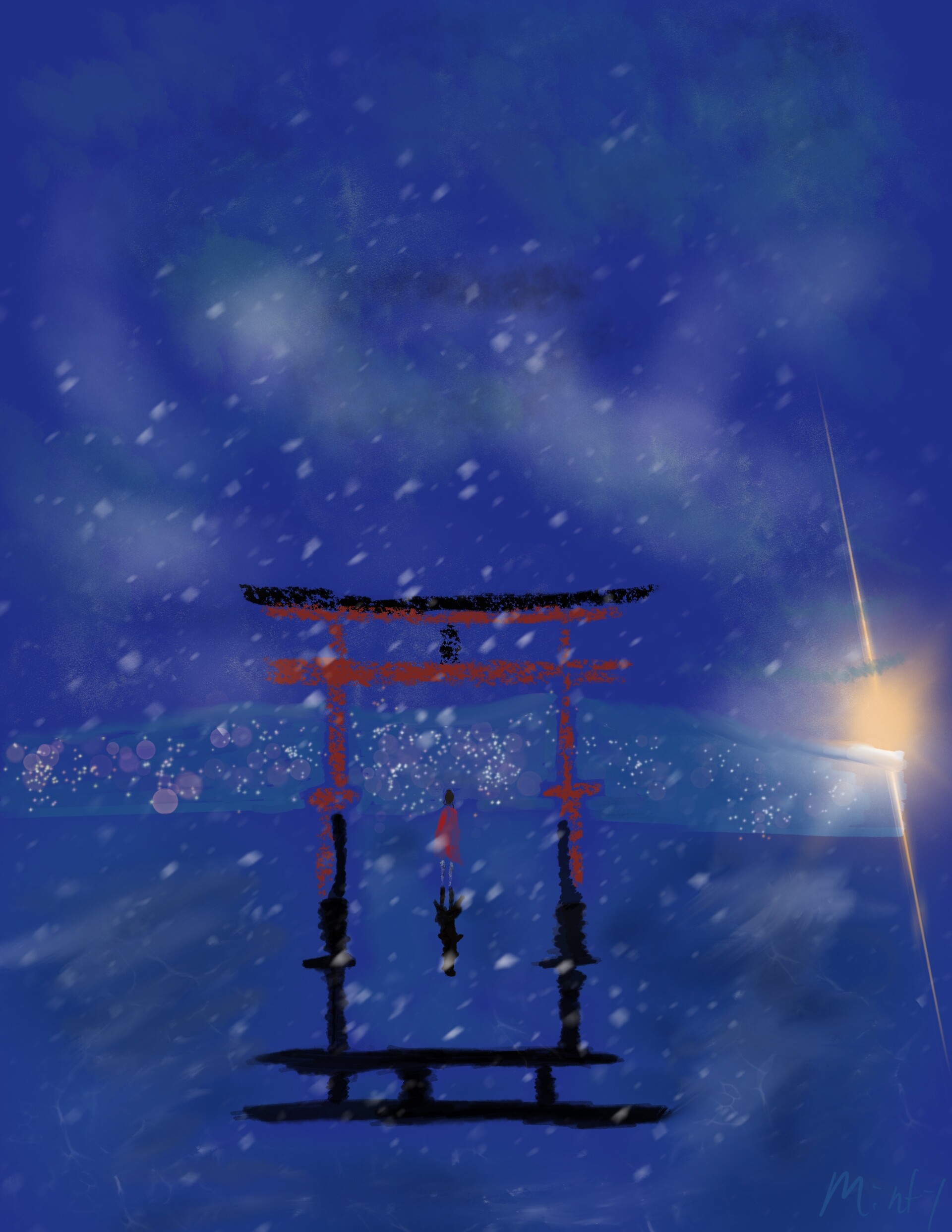 ArtStation - The Woman in Red