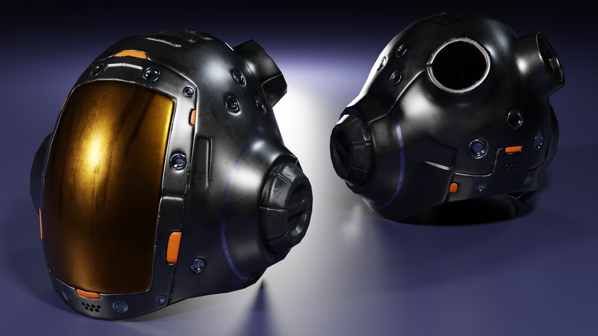 ArtStation - Scifi Helmet