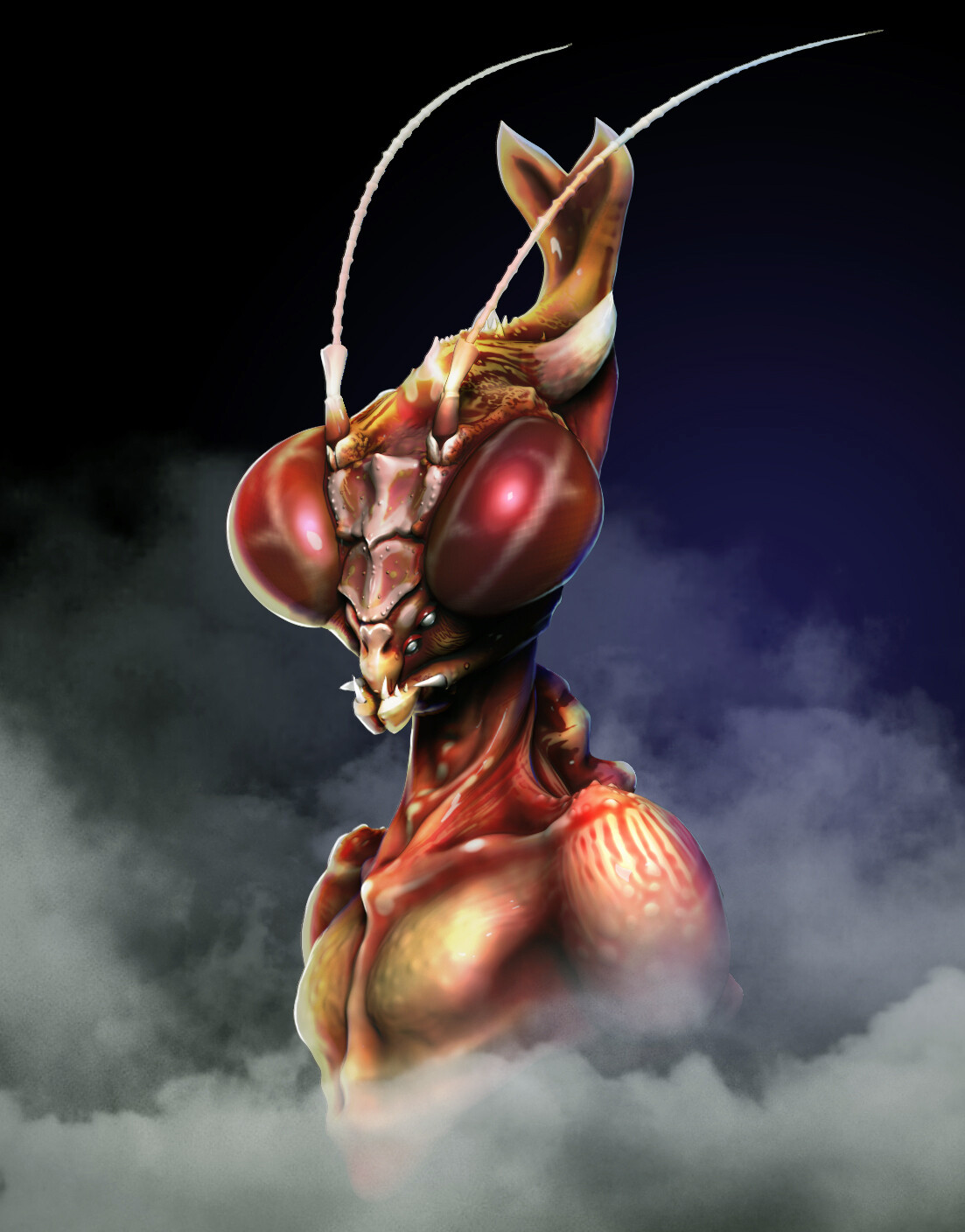 ArtStation - Mantis alien