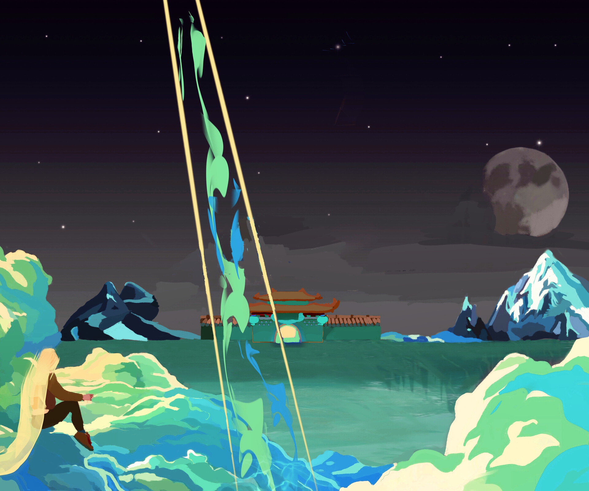 ArtStation - Mysterious Light Source