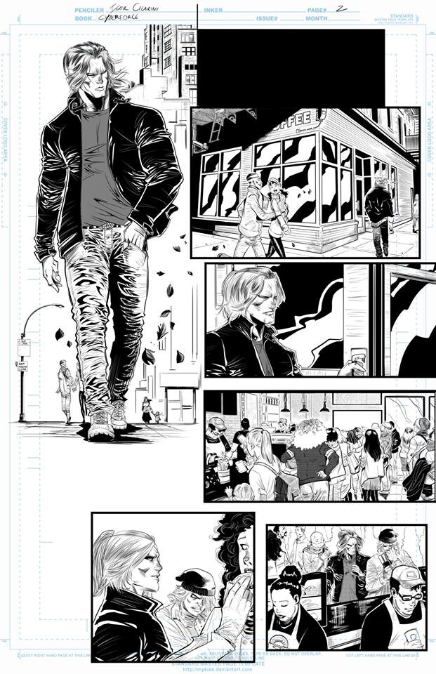Igor Cicarini - CYBERFORCE SAMPLE PAGES