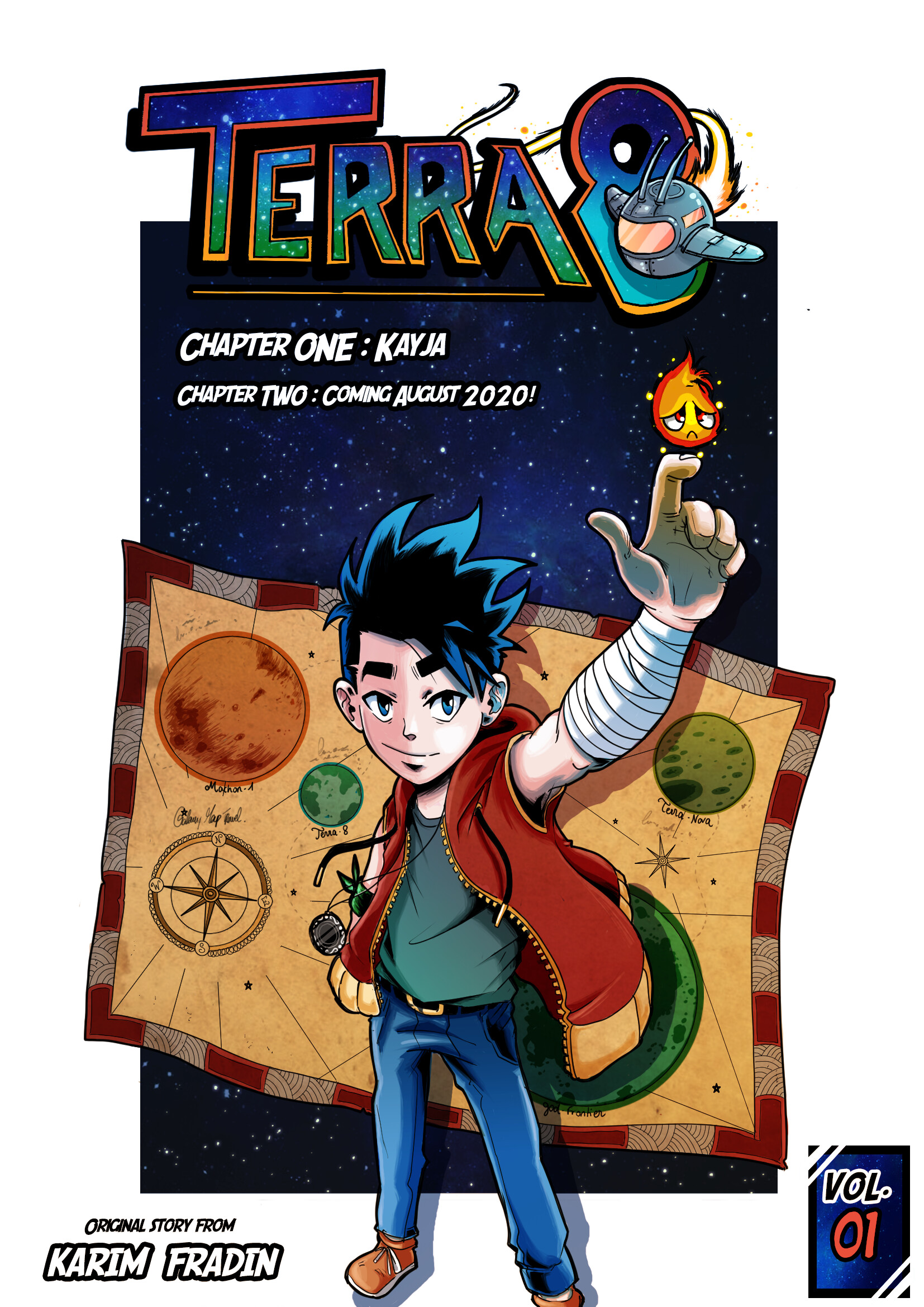 ArtStation - TERRA-8 COMIC COVER
