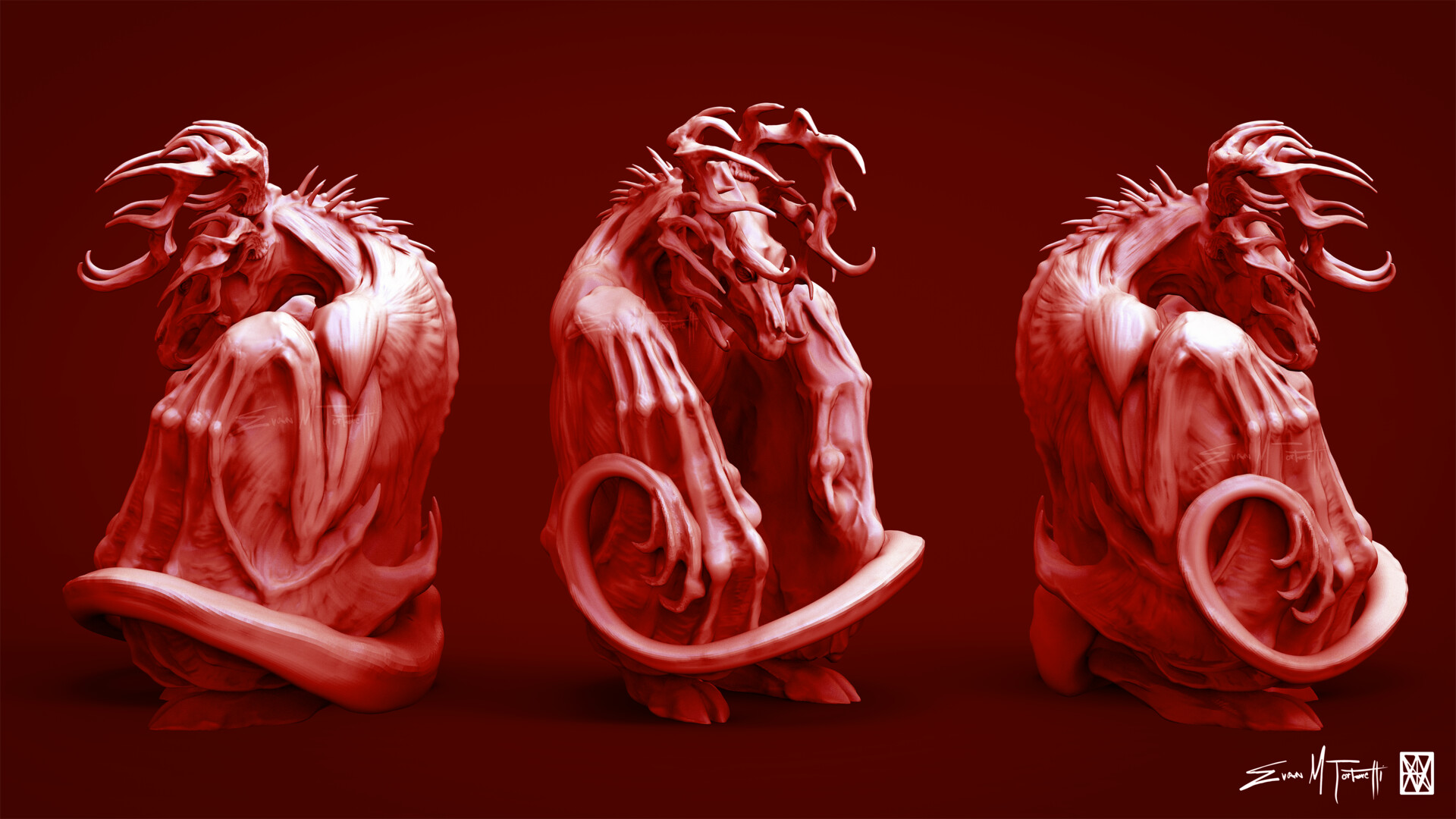 ArtStation - Jersey Devil Totem