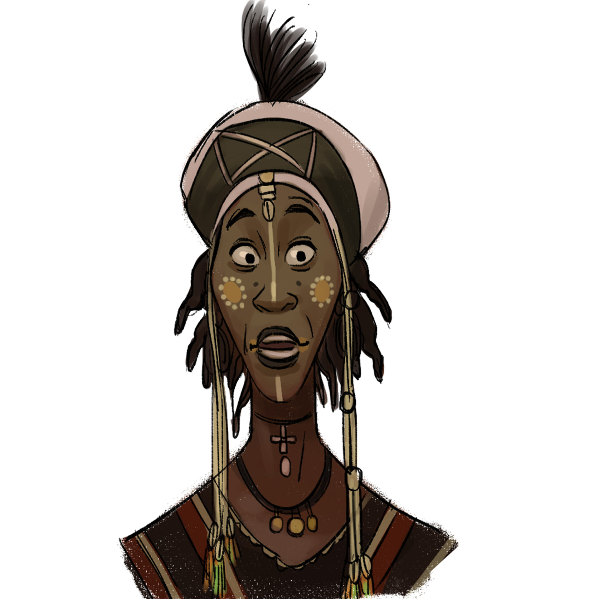 Uzoma Dunkwu - Black Character Sketches