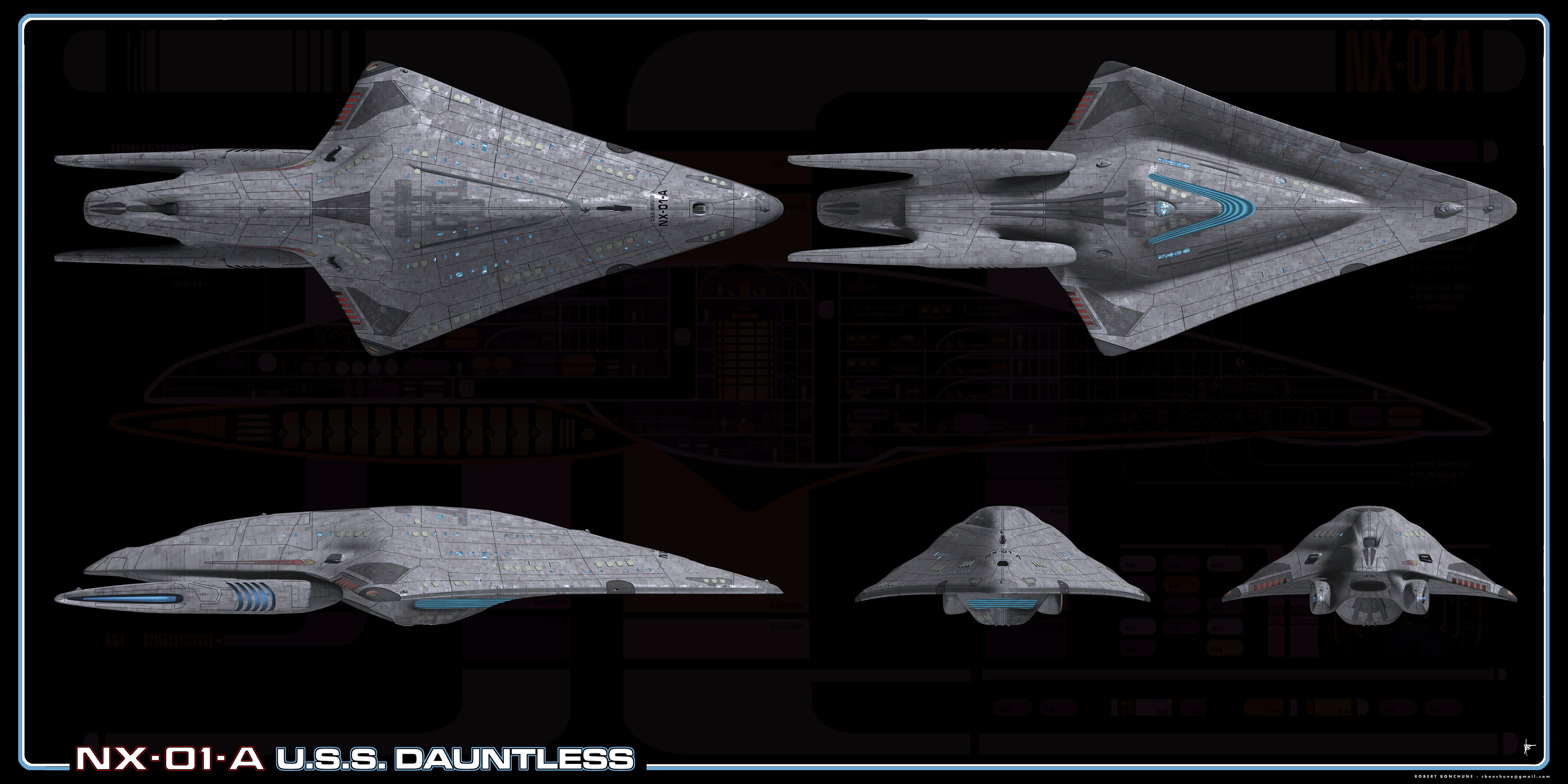 Robert Bonchune - U.S.S. Dauntless (Star Trek: Voyager)