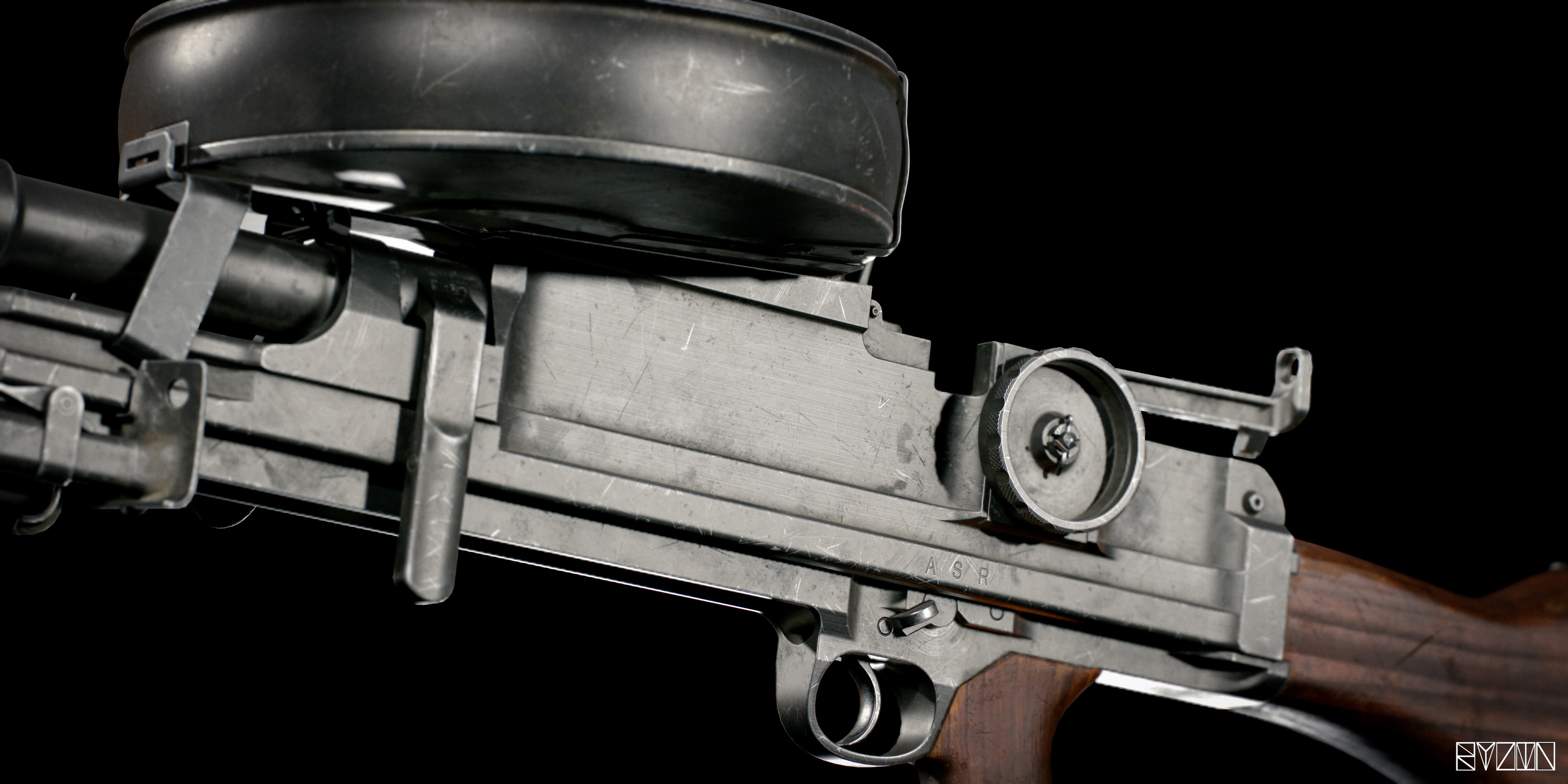 RYZIN ART - Bren Light Machine Gun