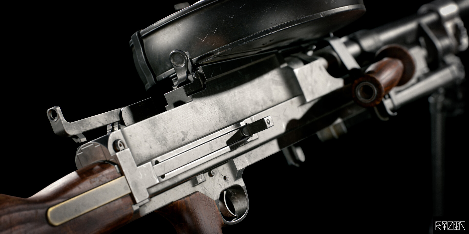 RYZIN ART - Bren Light Machine Gun