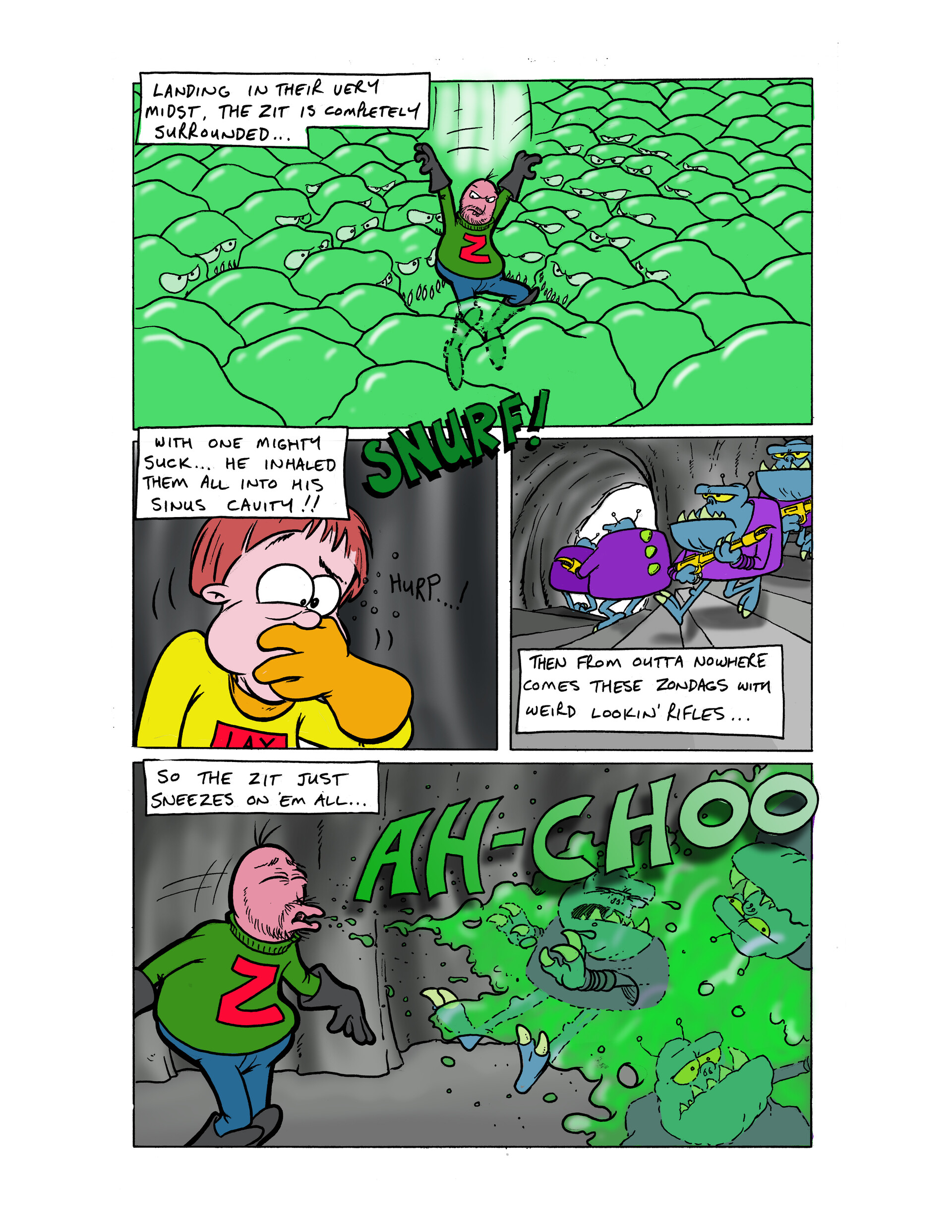 Brian Lemay - Color Zit Comics