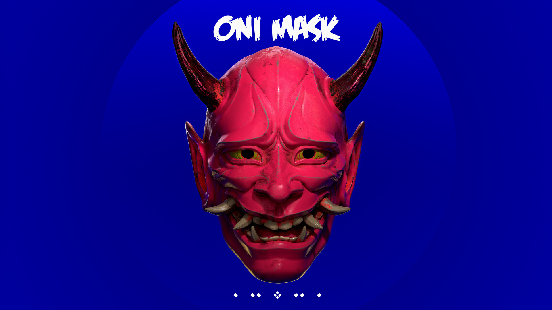 ArtStation - Japan Oni Mask