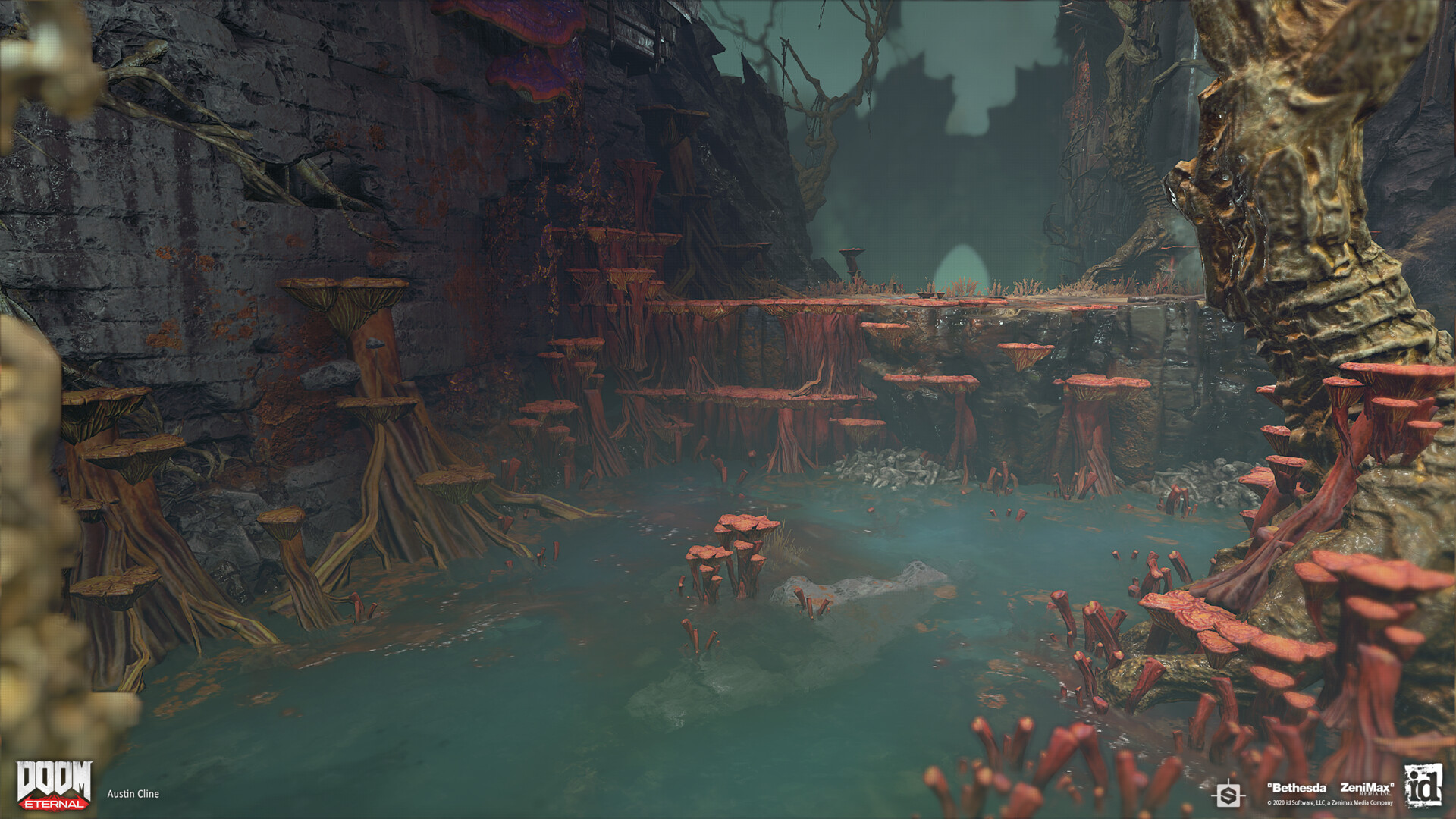 Austin Cline - Doom Eternal Hell Swamp fungus