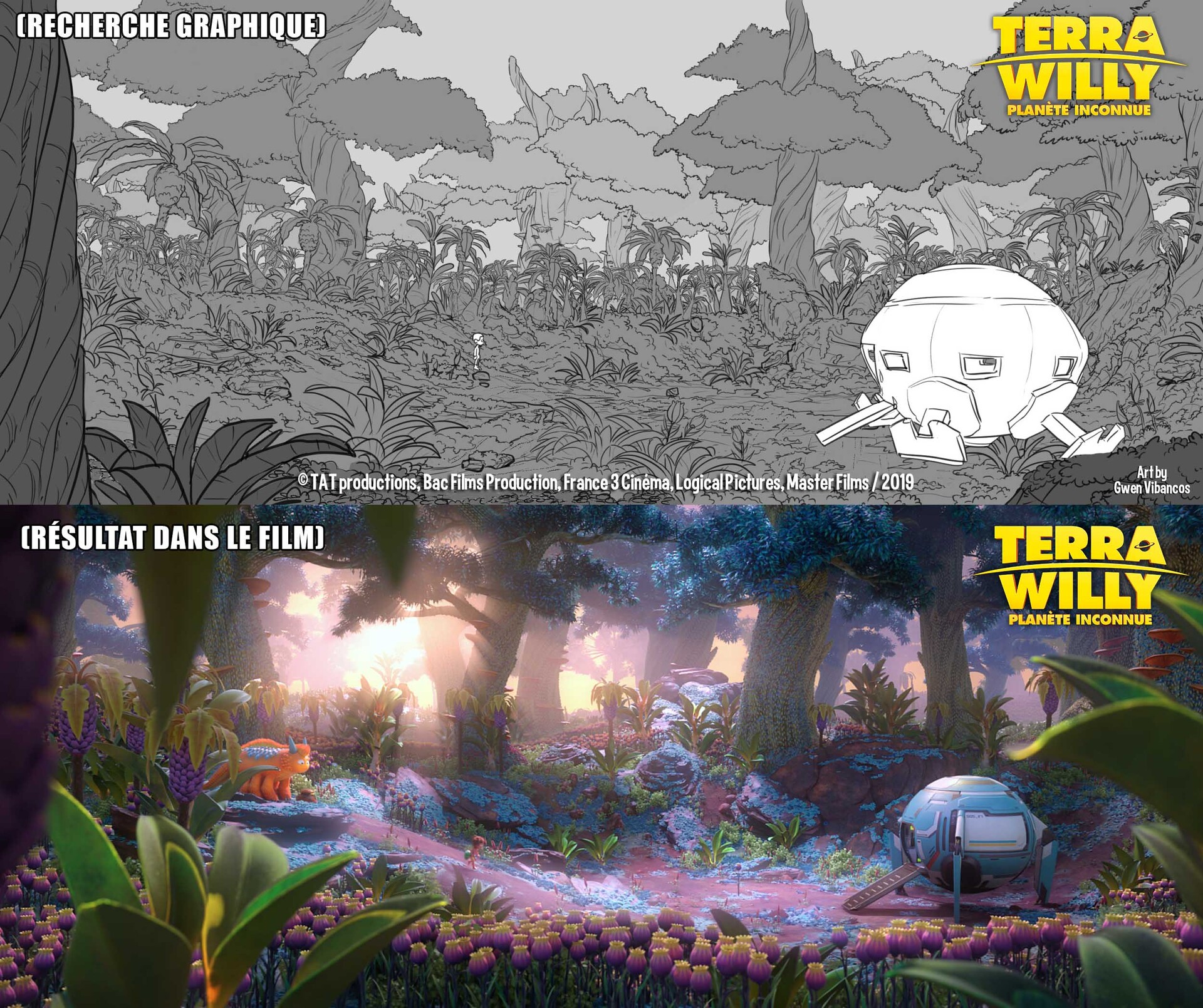 ArtStation - Mon travail sur le film "Terra Willy" de TAT Productions
