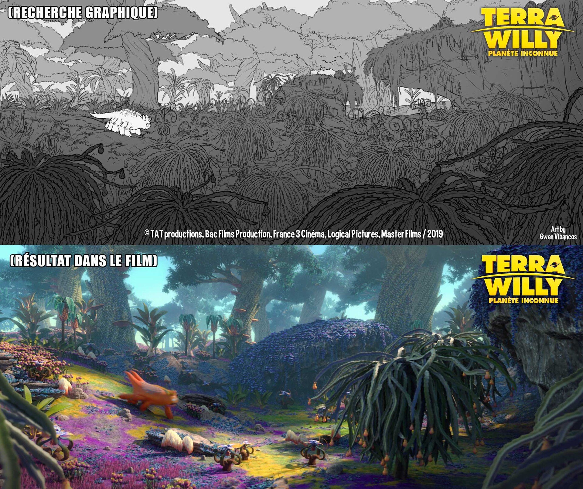 ArtStation - Mon travail sur le film "Terra Willy" de TAT Productions