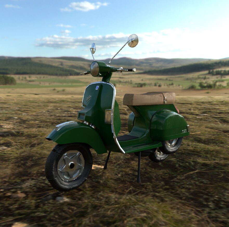 Green Vespa Px
