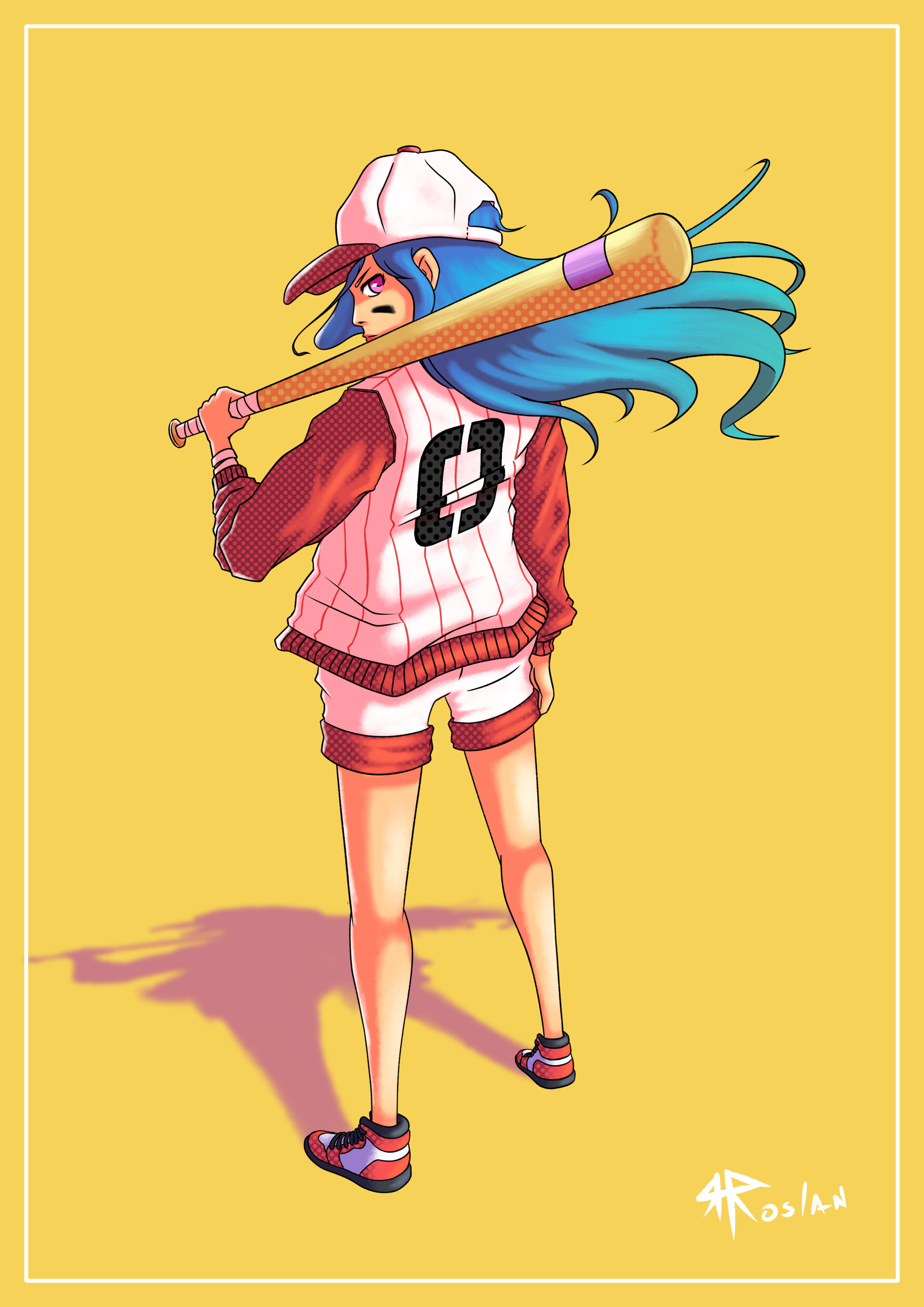 ArtStation - BaseBall Girl