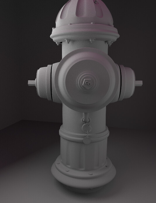 ArtStation - Fire hydrate (final project)