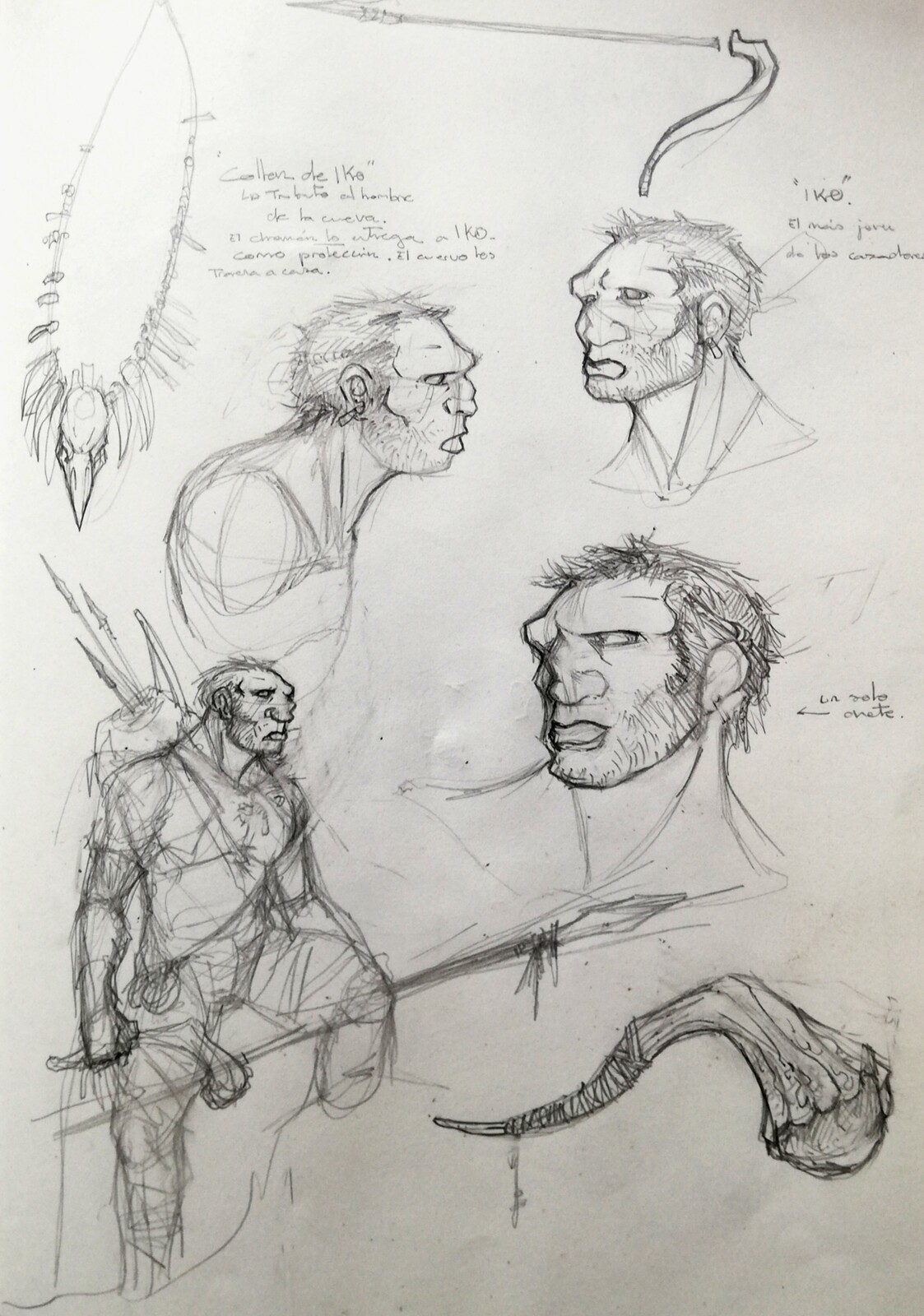 Sisimiki Studio - "Iko" Concept Art for "Otzi" Comic Book