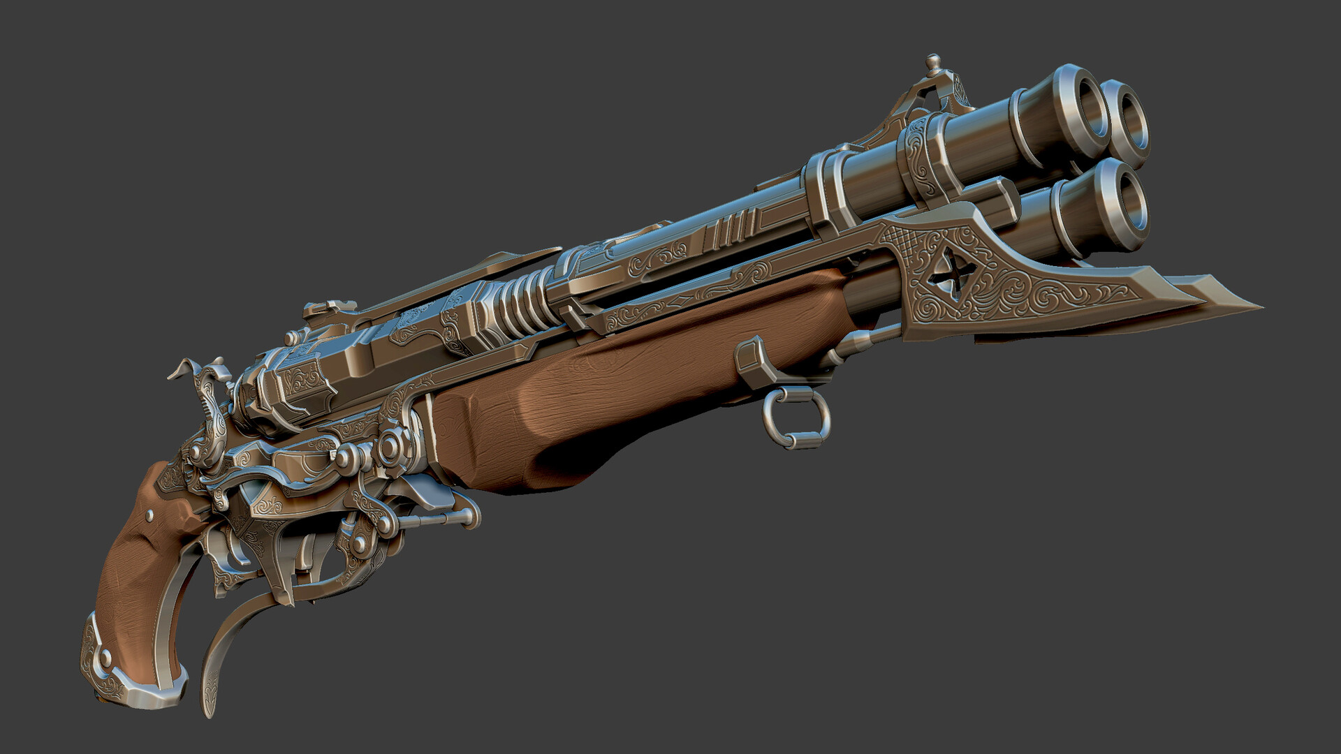 Tactical Triple Barrel Shotgun