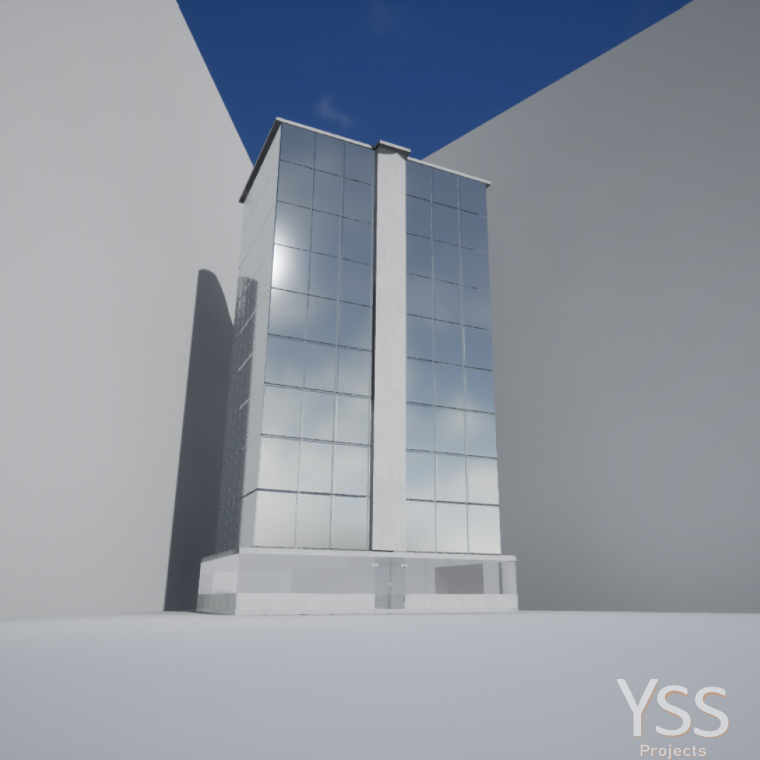 ArtStation - Low polygon office building