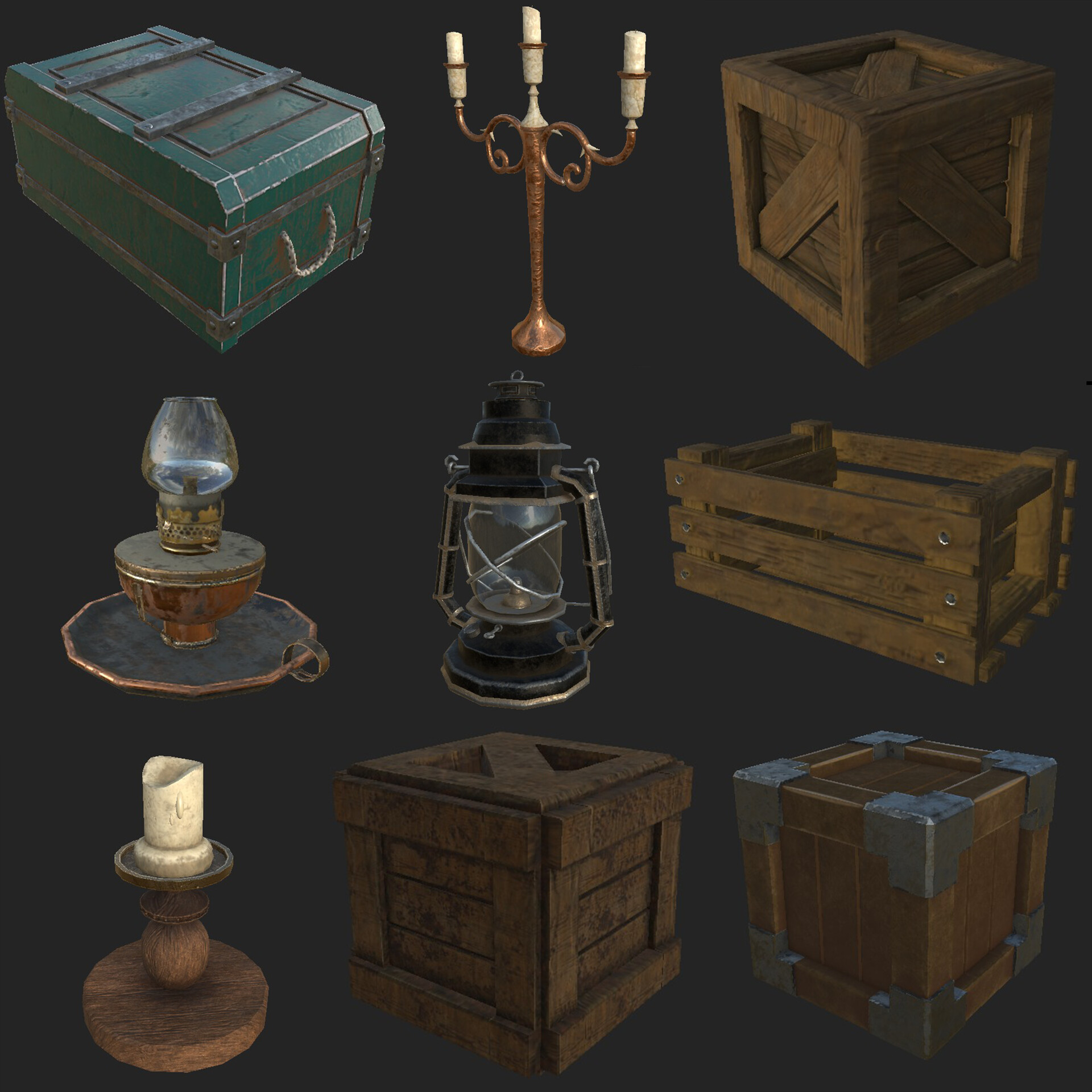 ArtStation - Various Objects Models