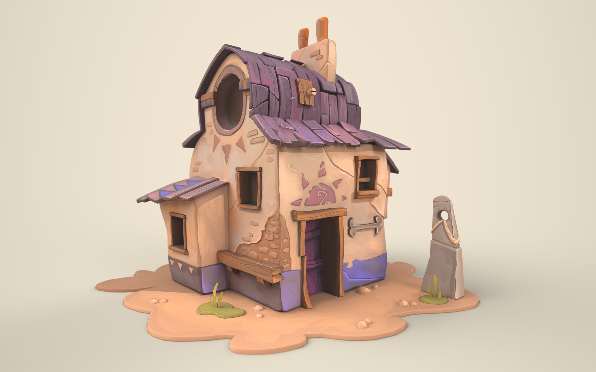 ArtStation - Desert House