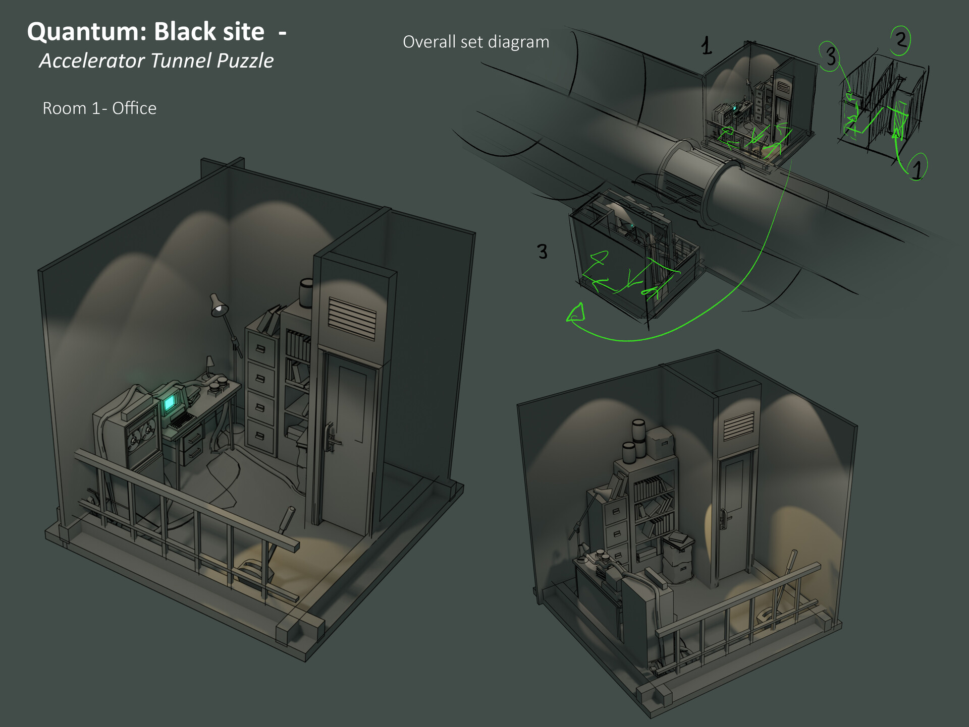 ArtStation - Quantum VR : Black Site (2019)