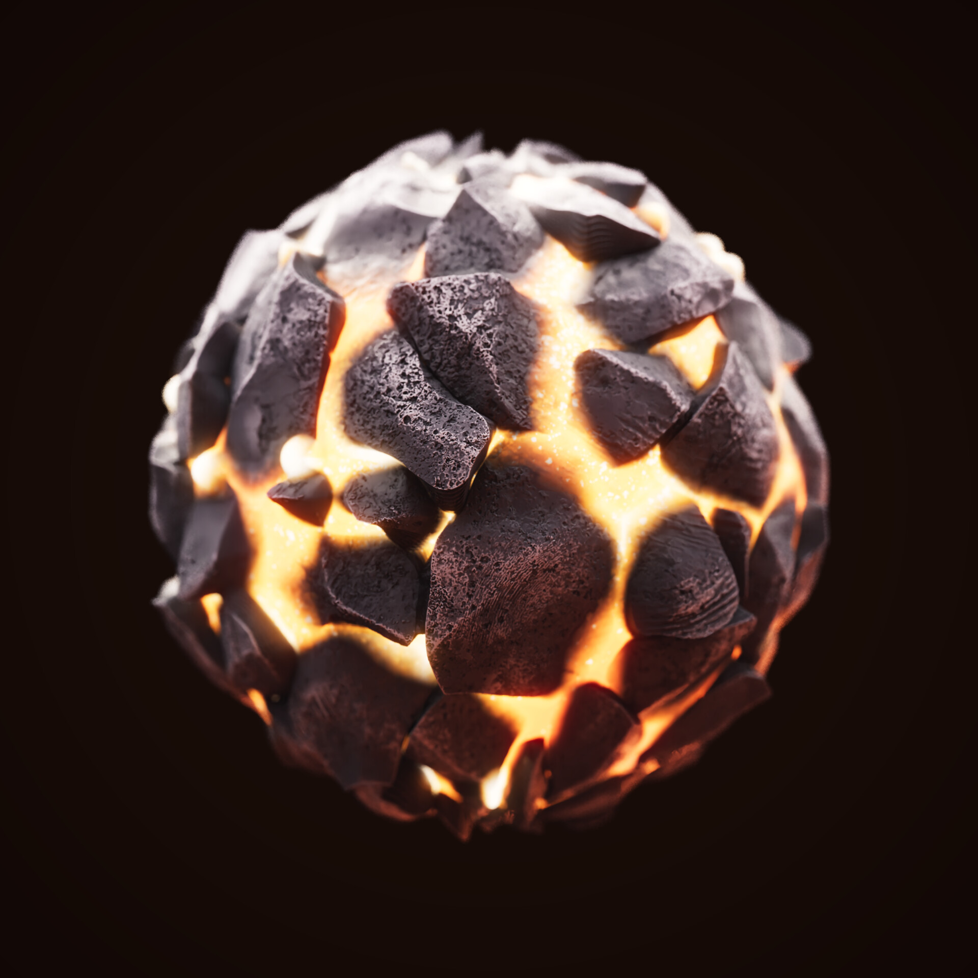 ArtStation - Stylized Lava Material