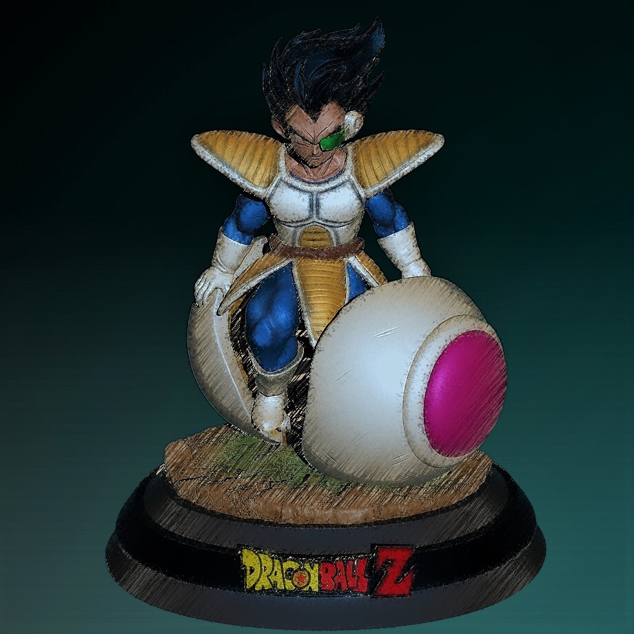 M3D Studios - Vegeta and Capsule