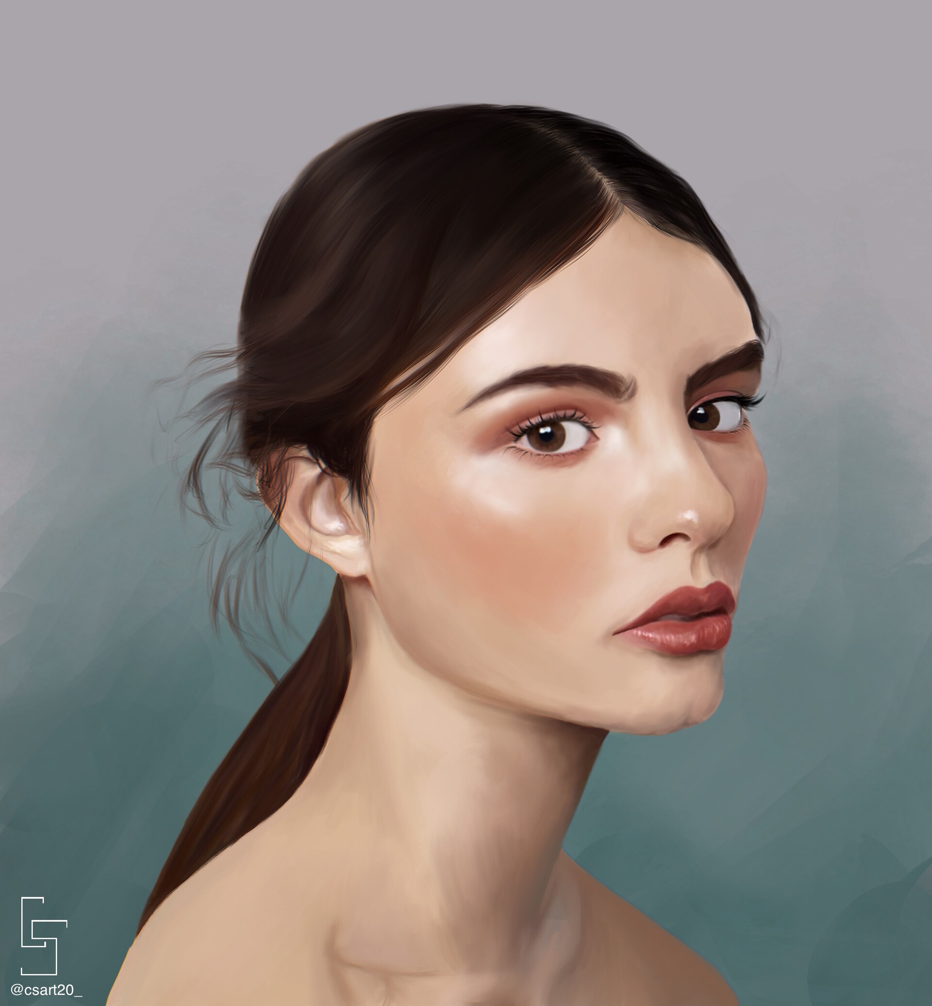 ArtStation - Procreate Portrait Painting...