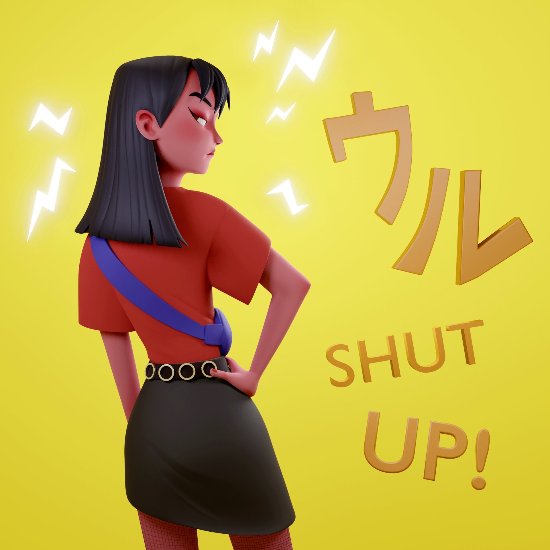 ArtStation - Edgy Girl Sculpt