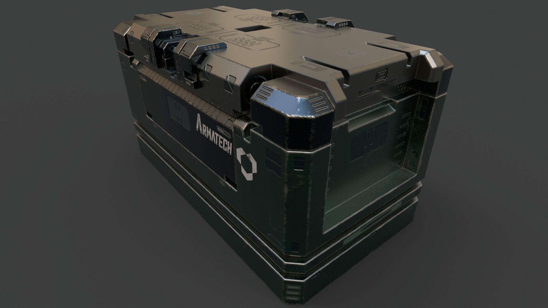ArtStation - Animated SciFi Crate