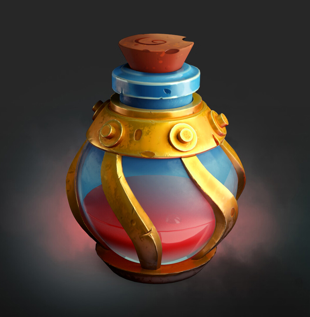 ArtStation - Stylized Potion Model