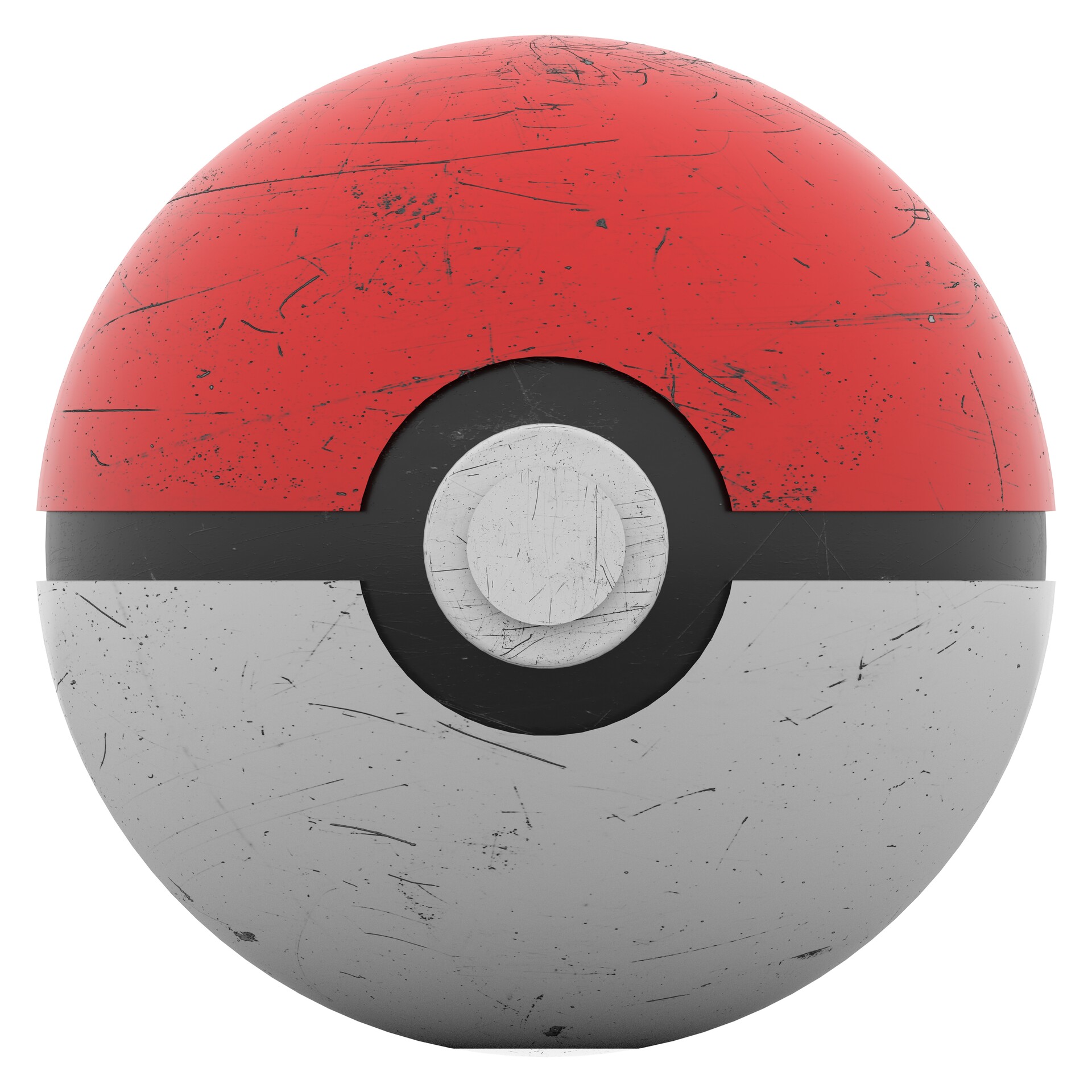 ArtStation - Pokeball. (First attempt)