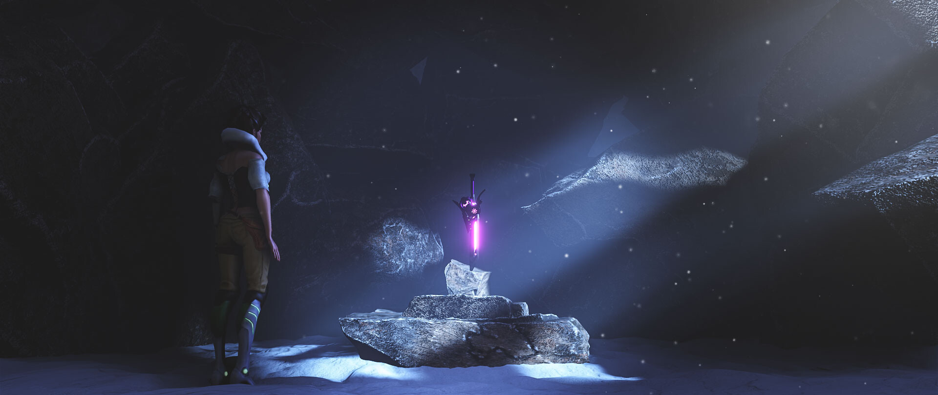 ArtStation - Fantasy cave