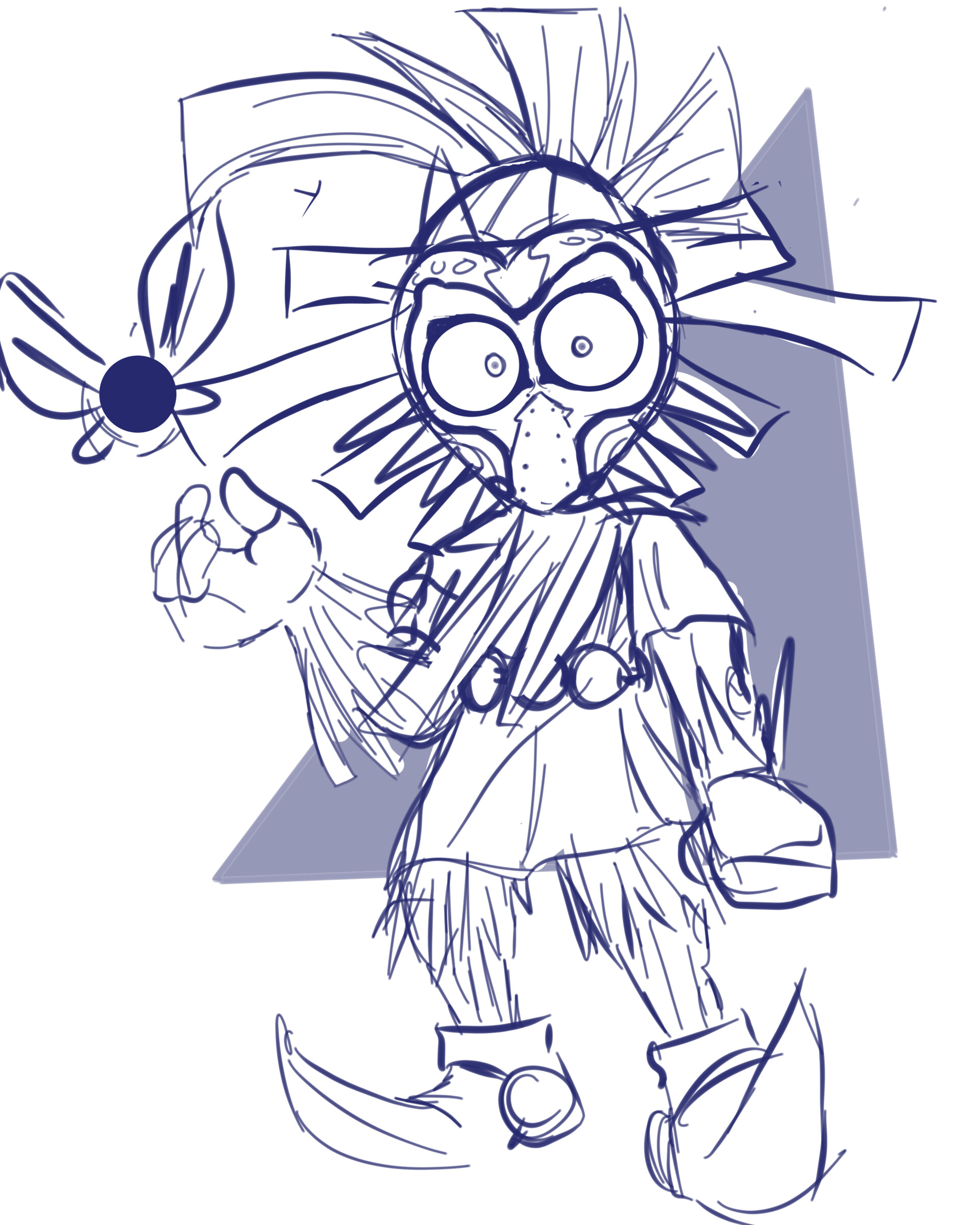 how to draw skull kid