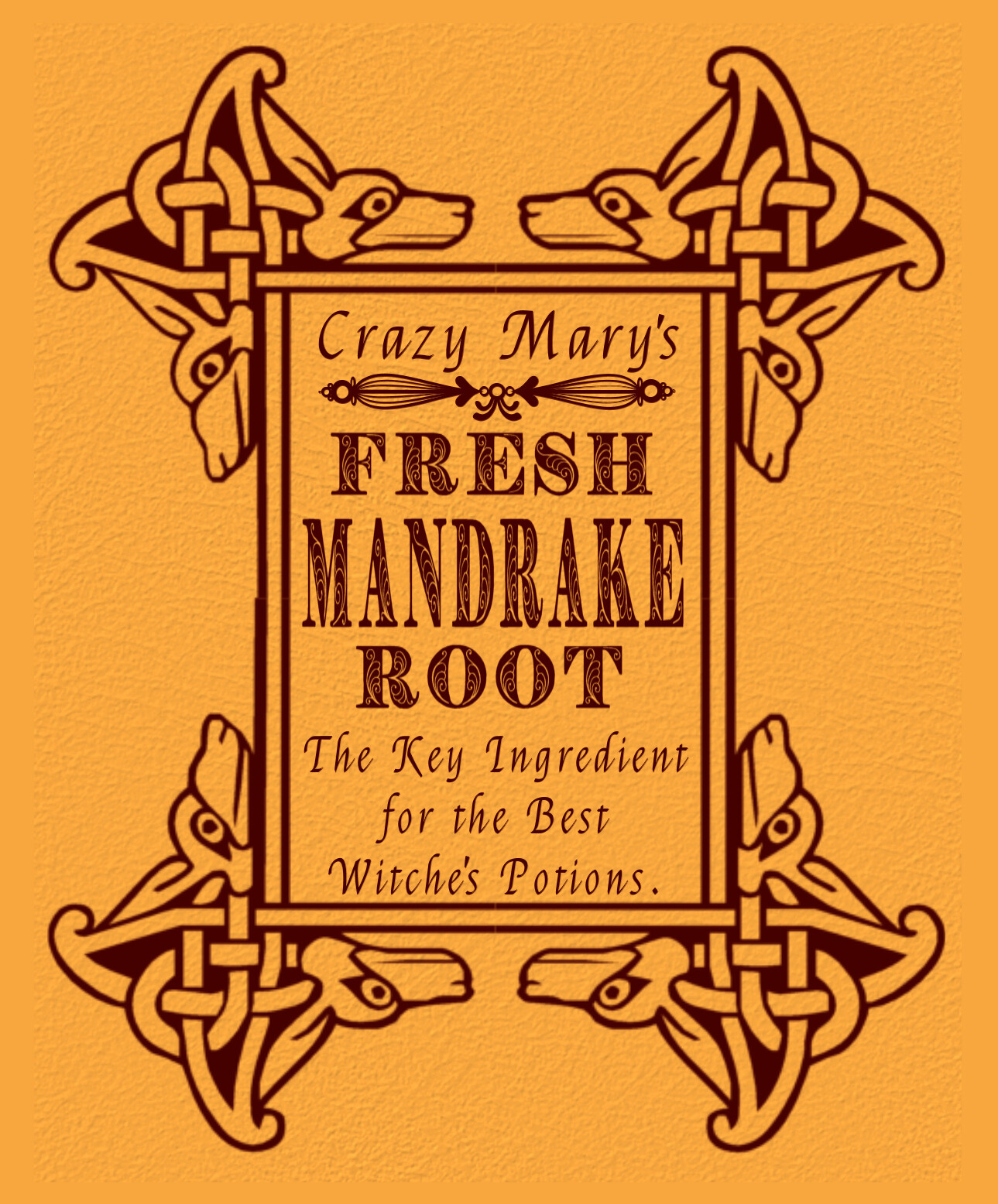 ArtStation - Halloween label for Mandrake