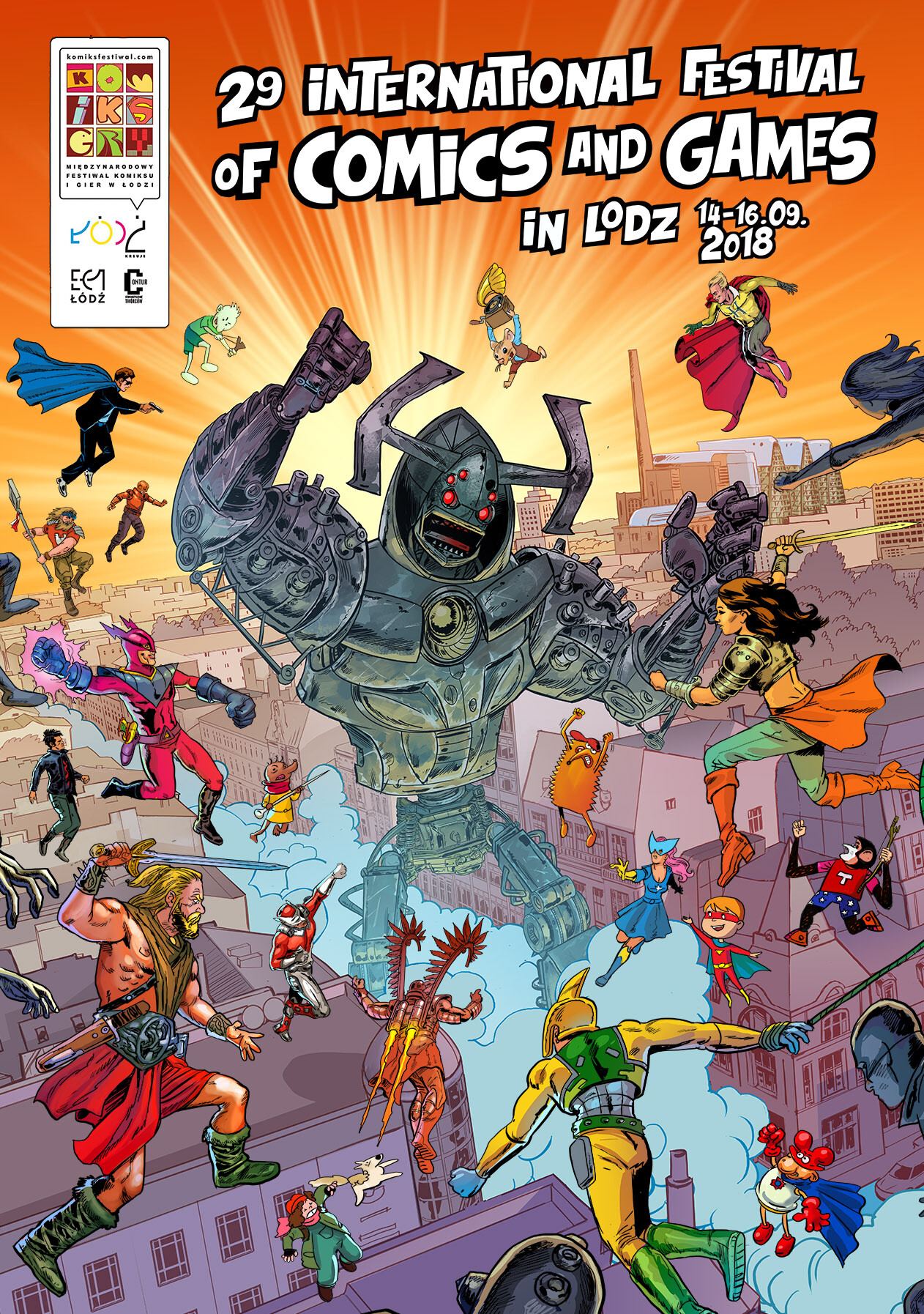 ArtStation - Comics festival poster