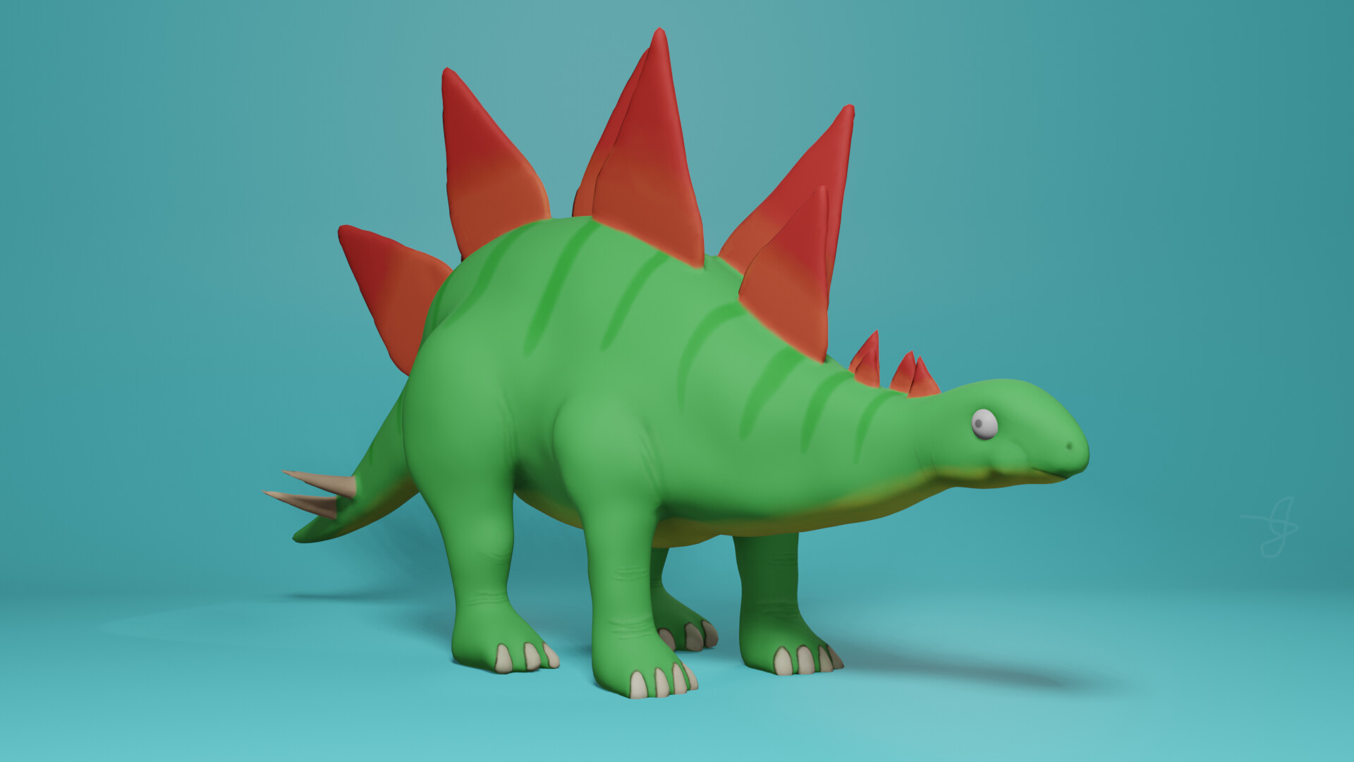 ArtStation - Derpy Dinosaur