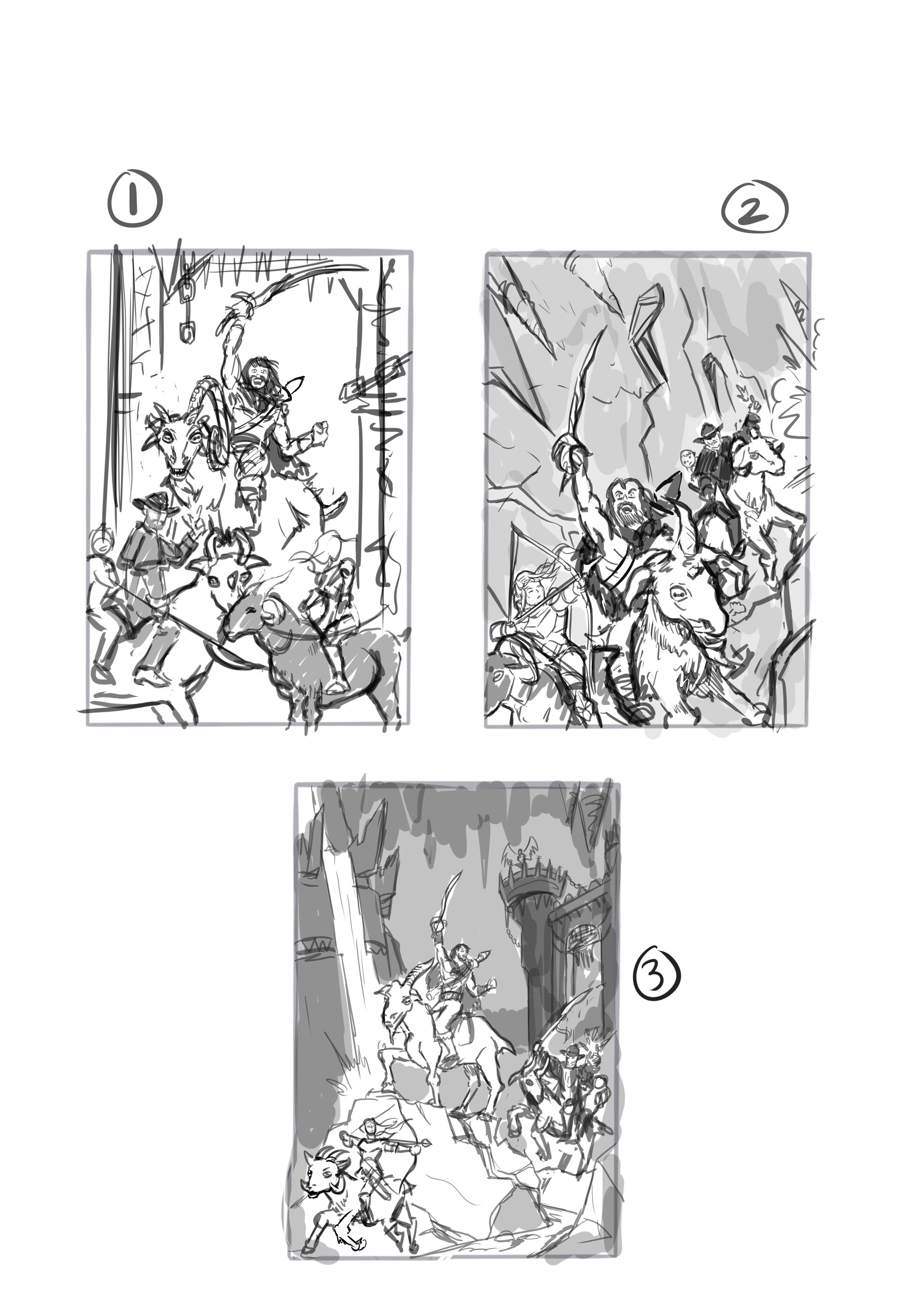 Michael Howe - Journey to Jaskimoor RPG Party Illustration