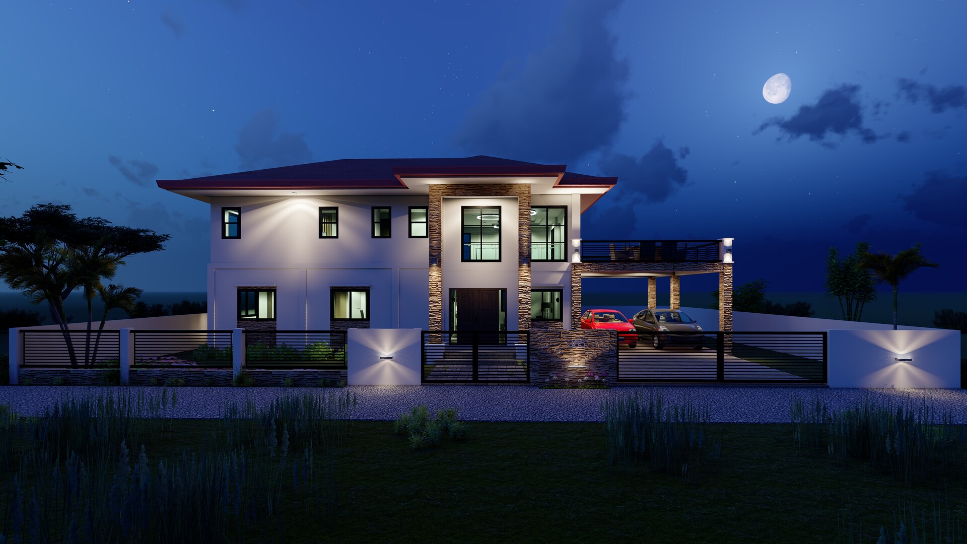 Renante Mosqueda - 2 Storey House Design - Exterior