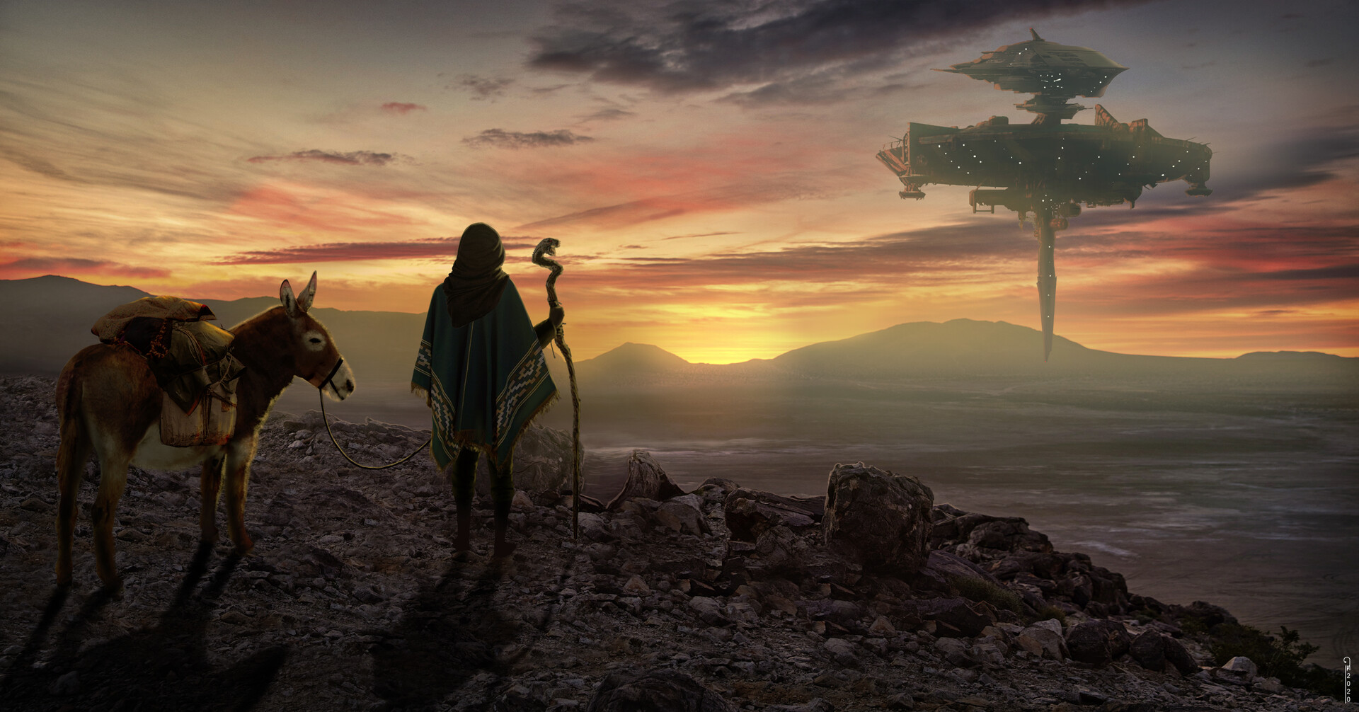 ArtStation - man in time