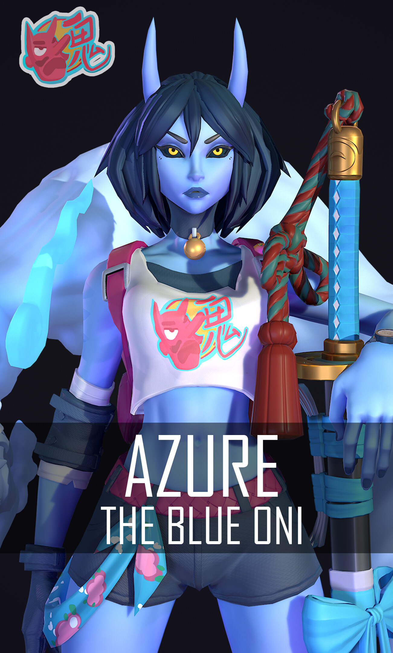 Jeirome Mercado - Azure, The Blue Oni
