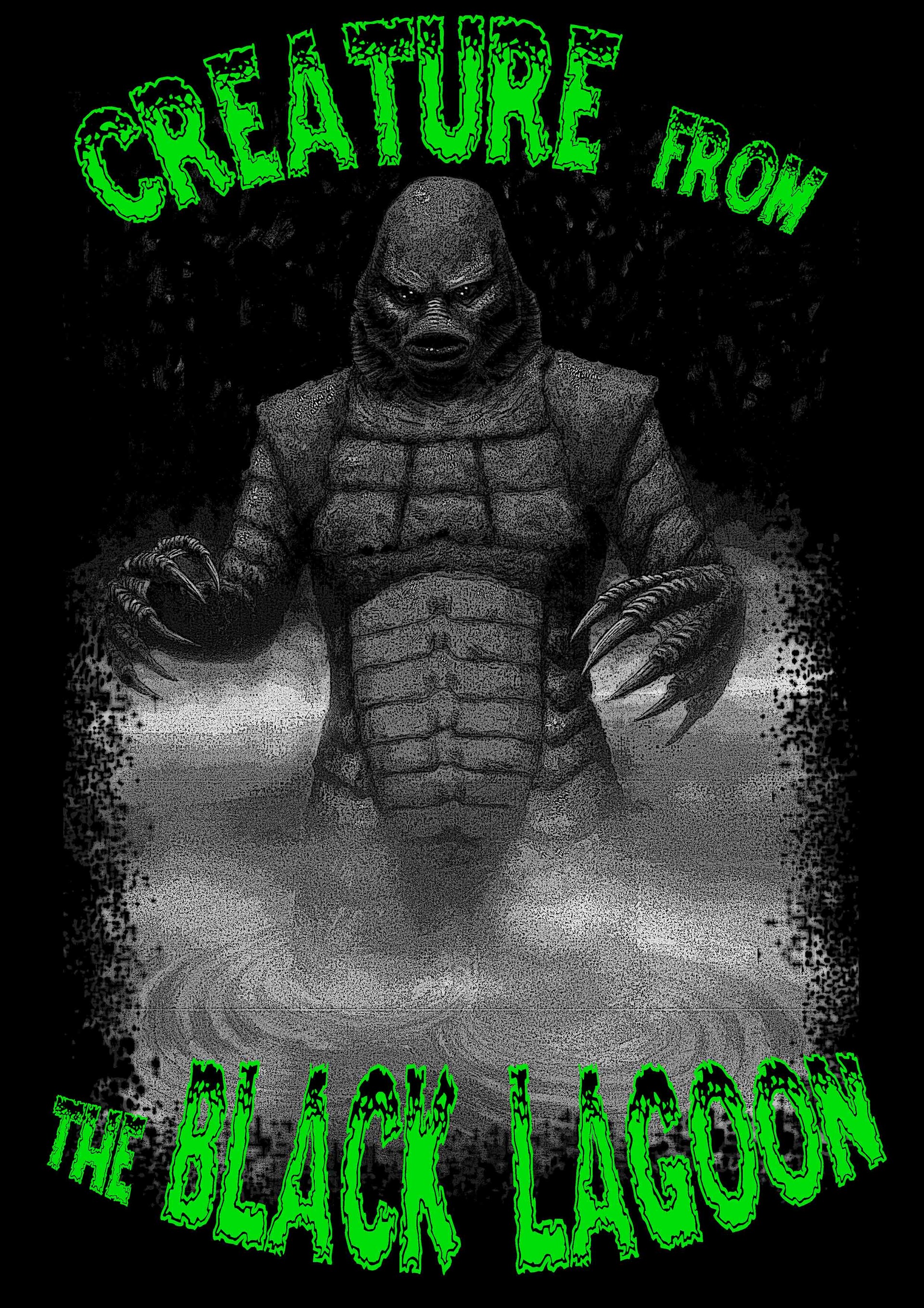 ArtStation - Creature From The Black Lagoon Movie Poster