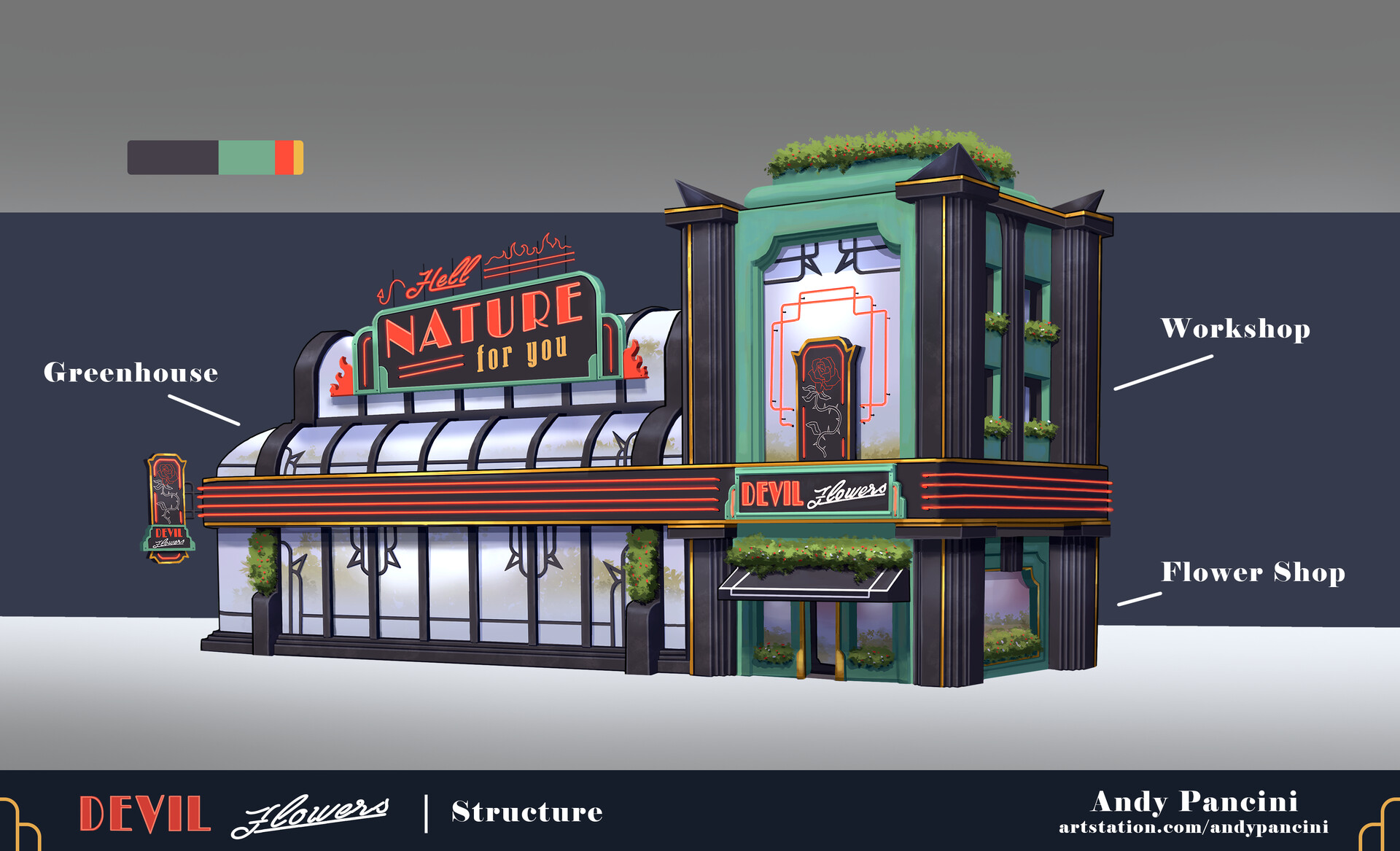 Flower Shop Exterior