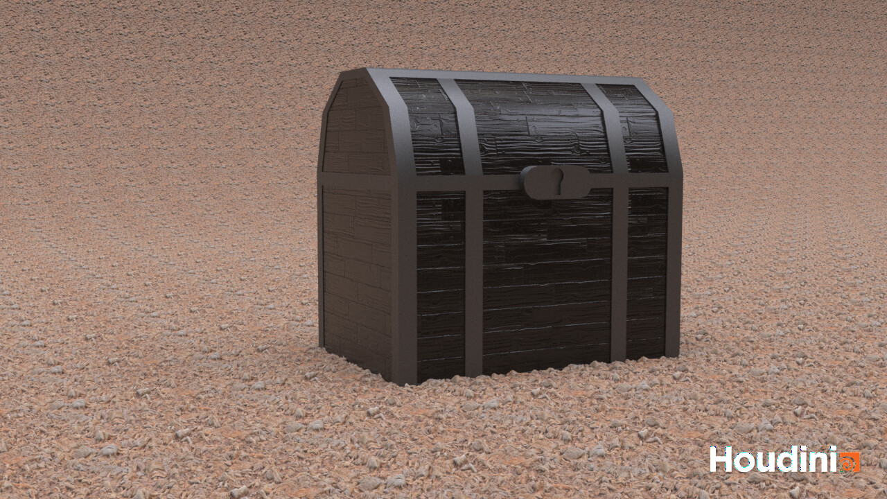 ArtStation - Low poly chest