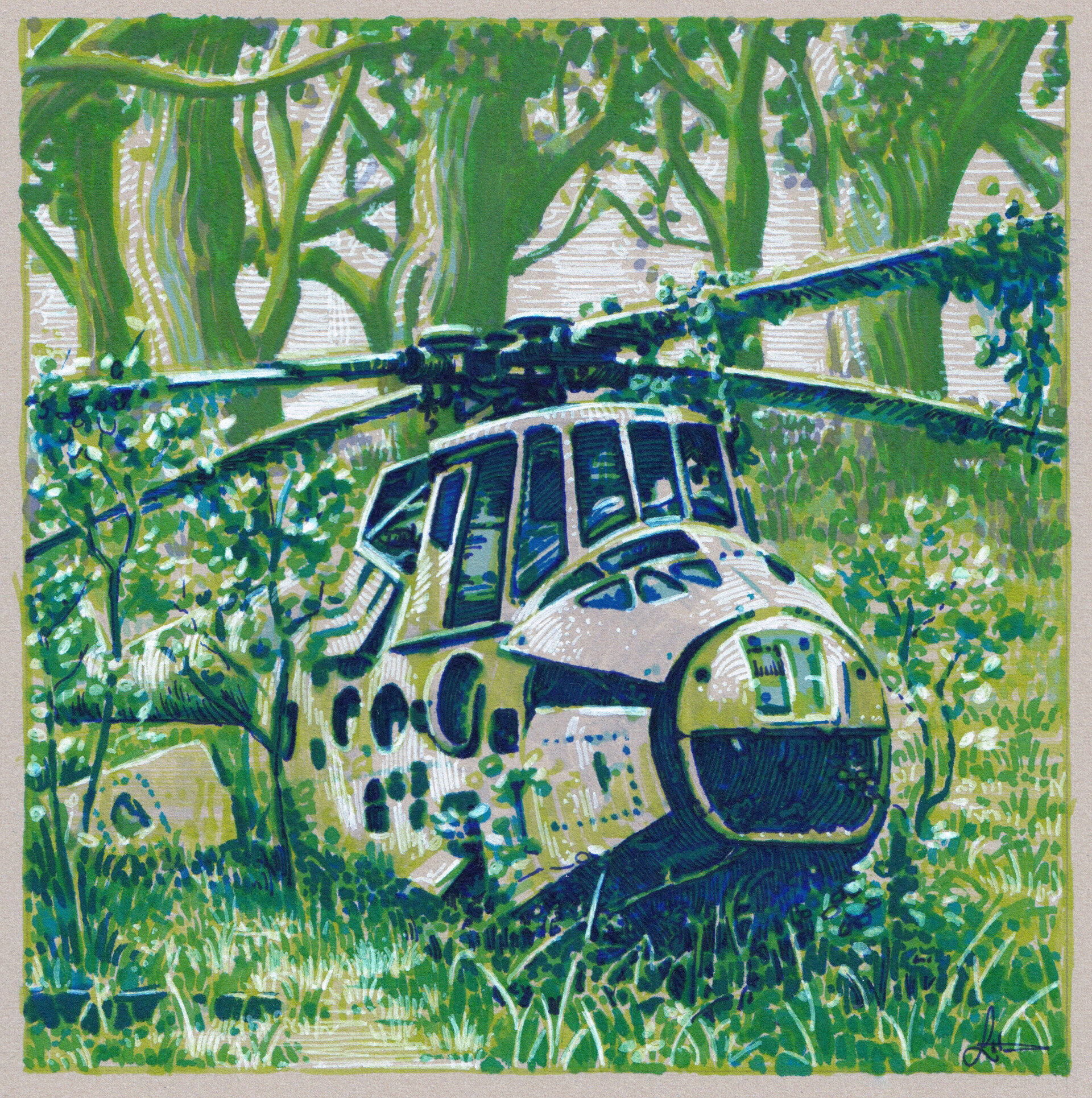 Luke Hadland - First Week of Inktober